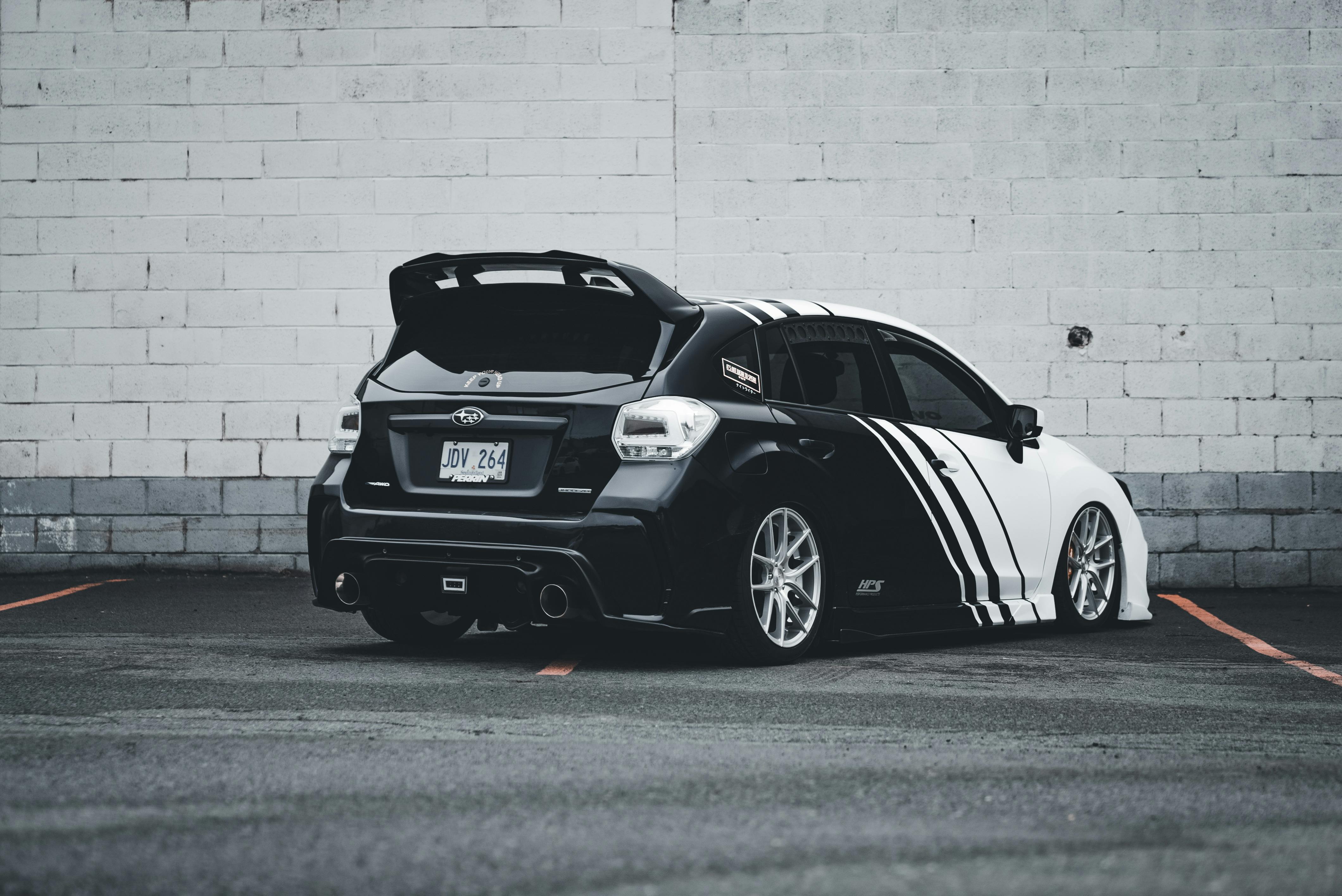 Back of Sports Subaru WRX · Free Stock Photo