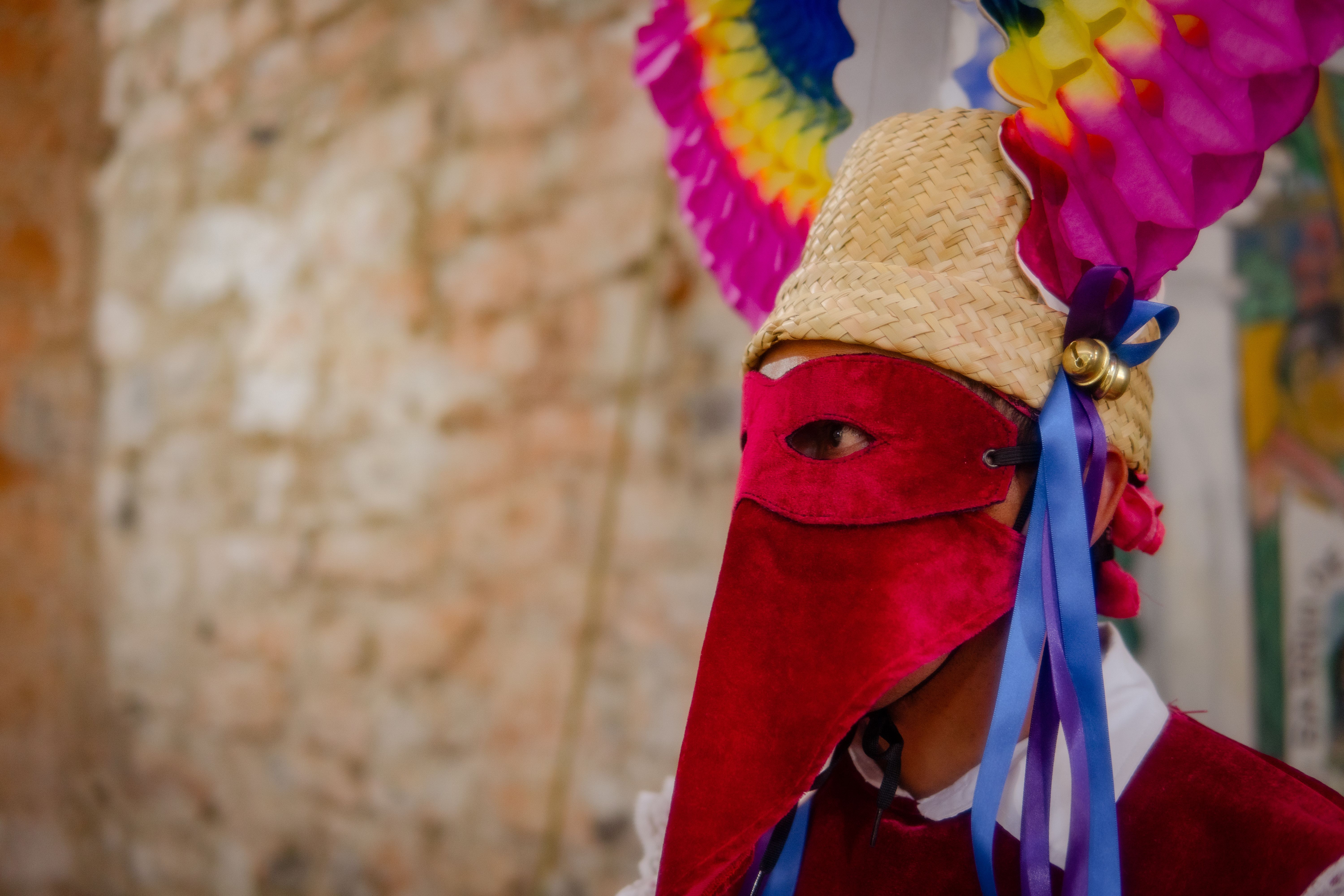 Person Wearing Traditional Mask Dancing · Free Stock Photo