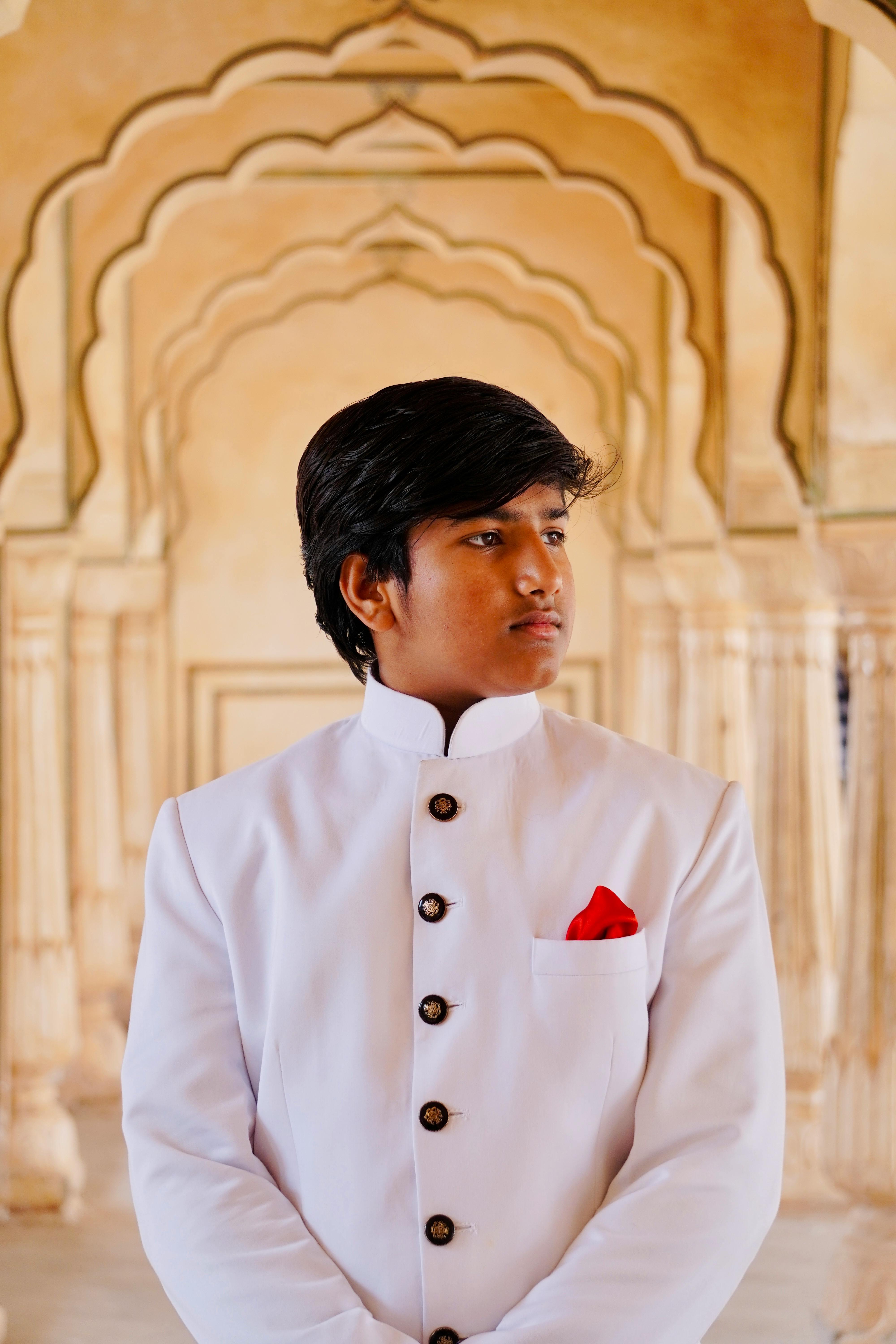 Man in Traditional, White Suit · Free Stock Photo