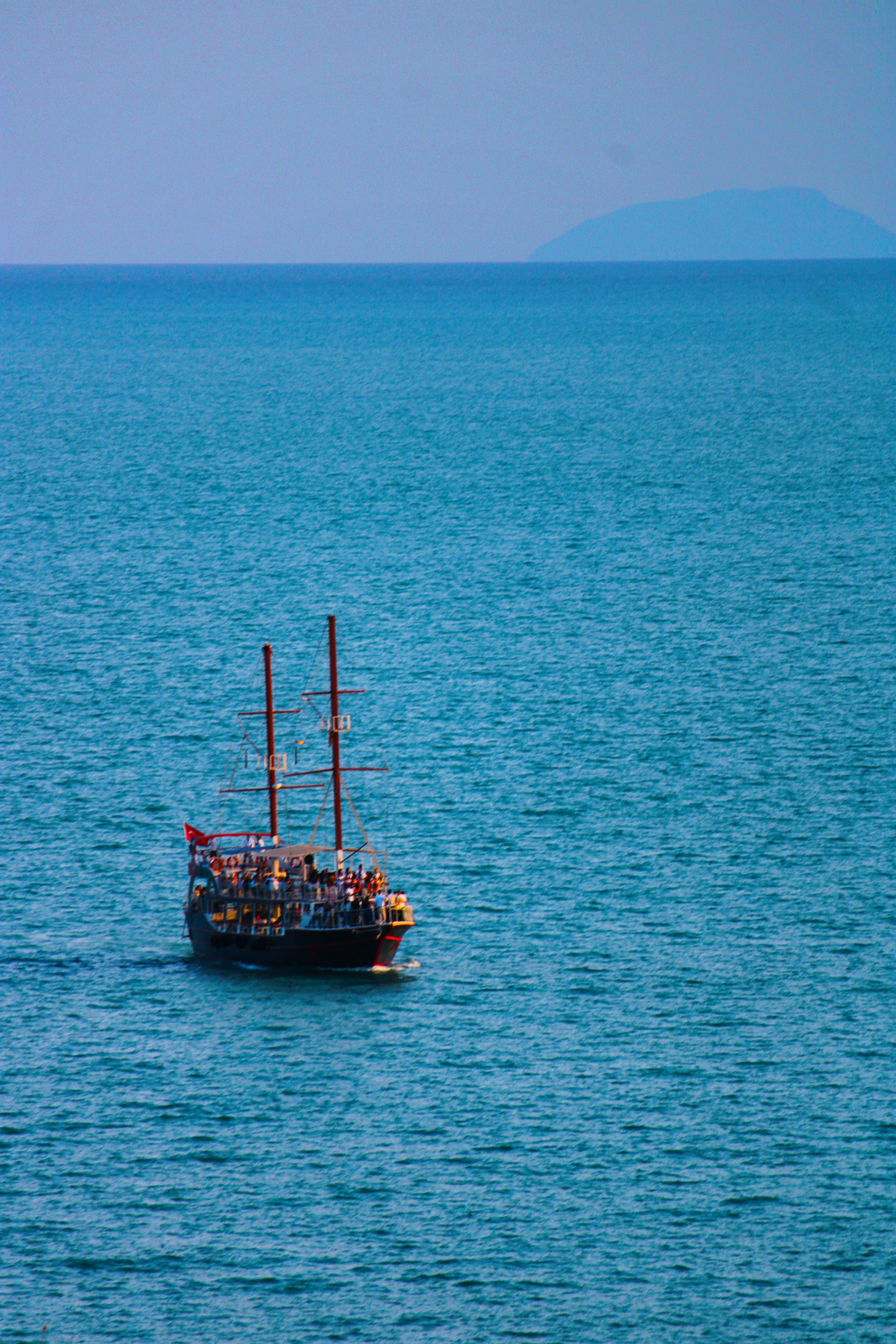 Ship in the Blue Sea · Free Stock Photo