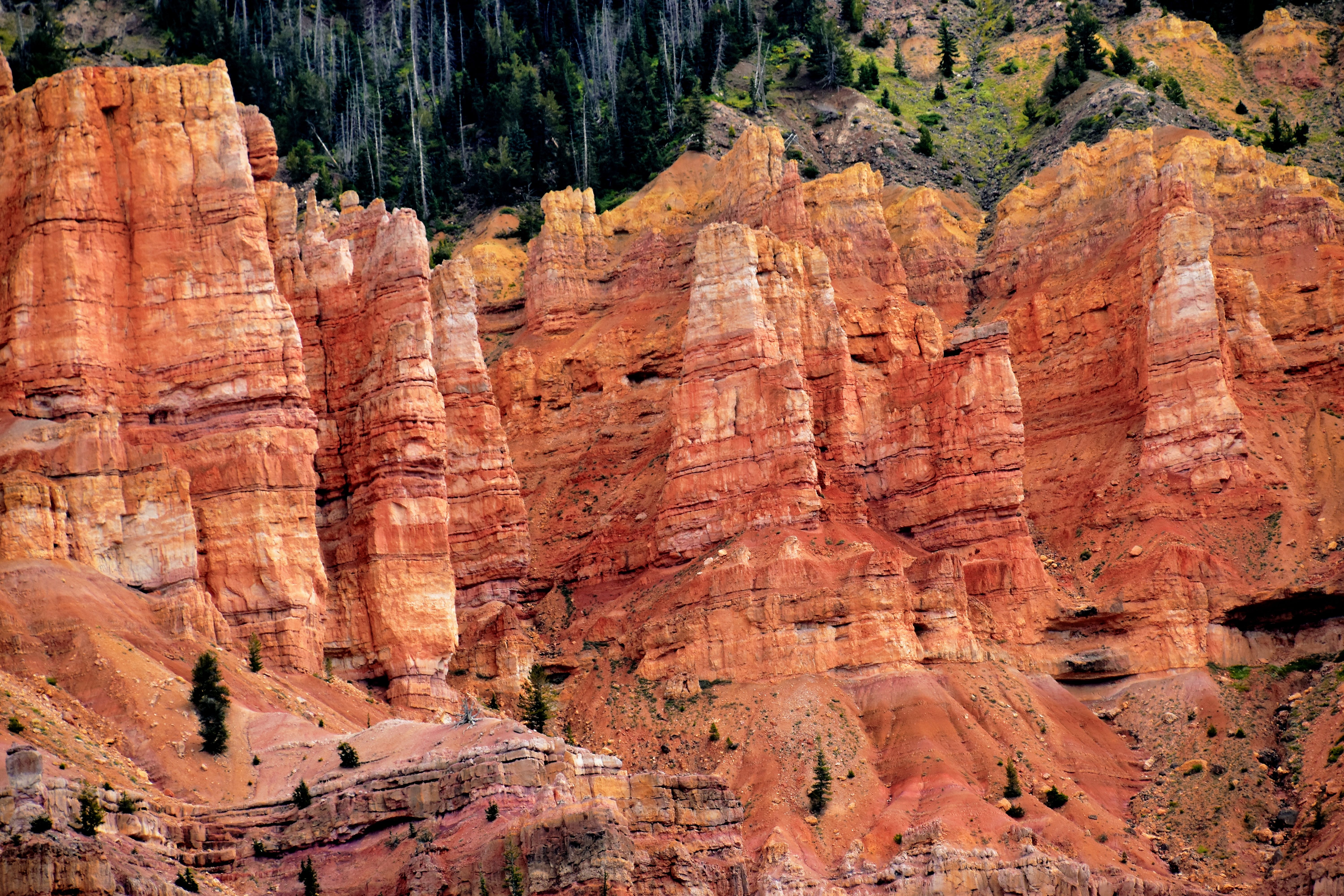 Red Rocky Mountains Under the Dramatic Sky · Free Stock Photo