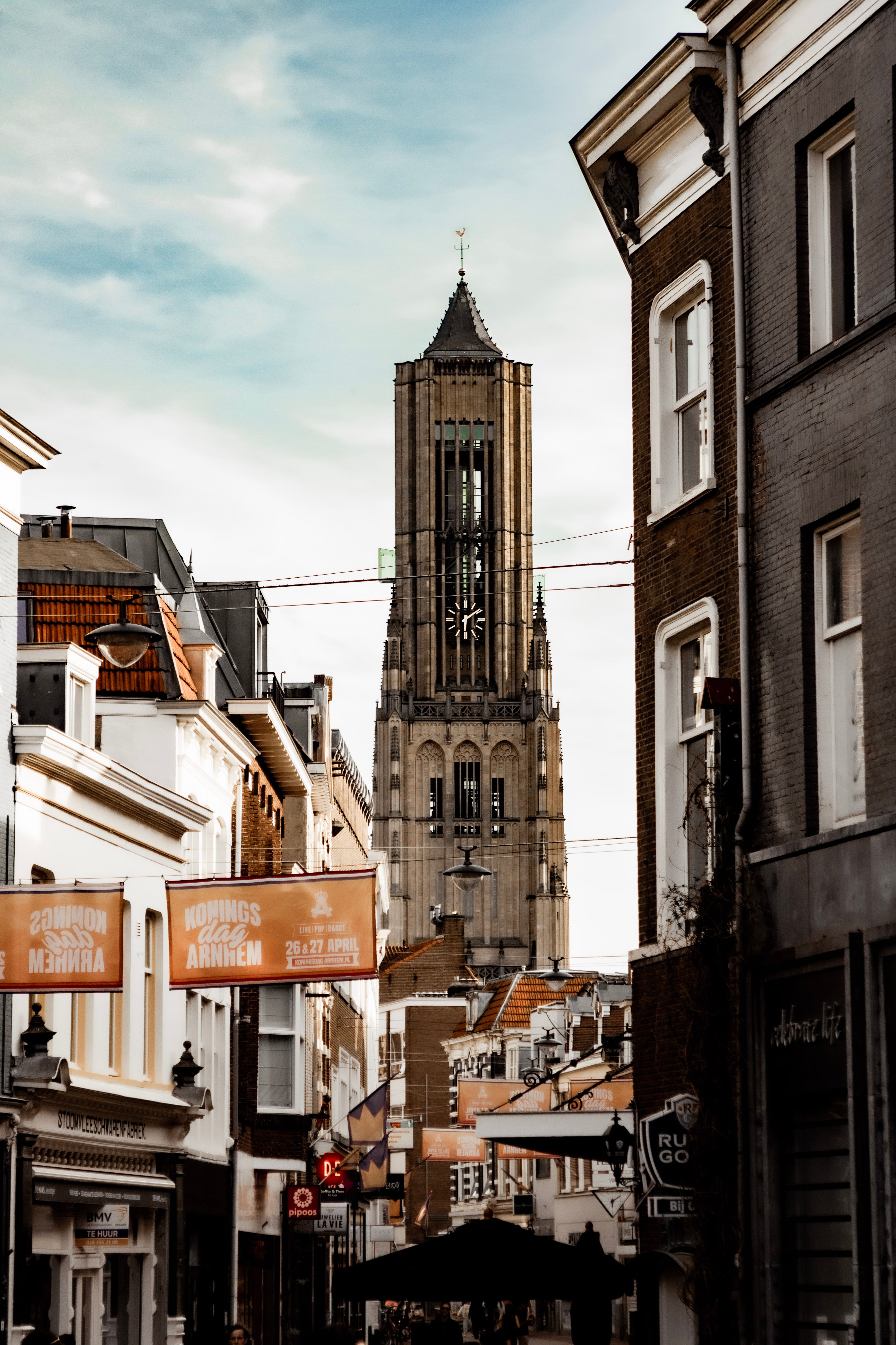 St Eusebius Church in Skyline of Arnhem, Netherlands · Free Stock Photo