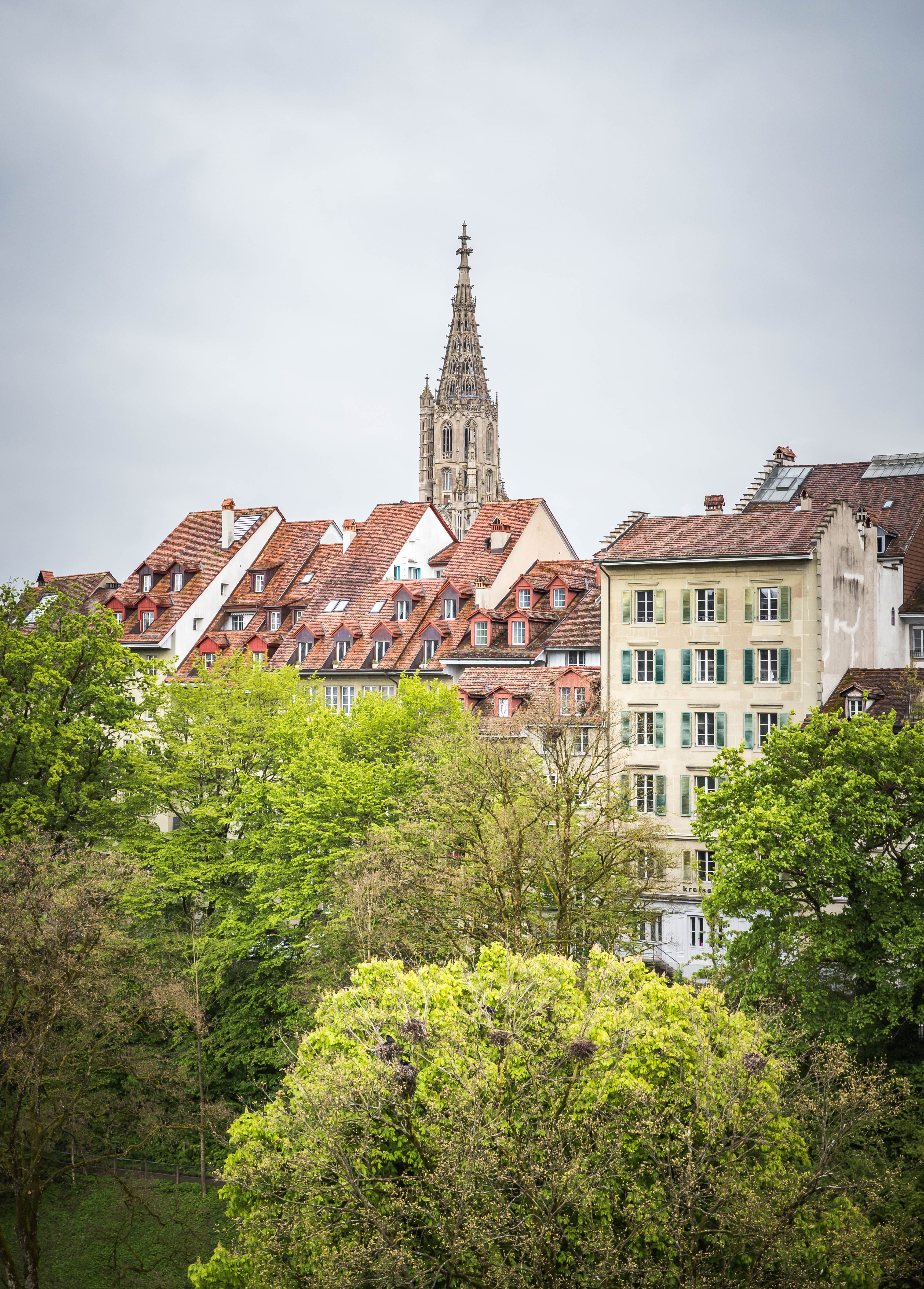 Tower of Church in Bern · Free Stock Photo