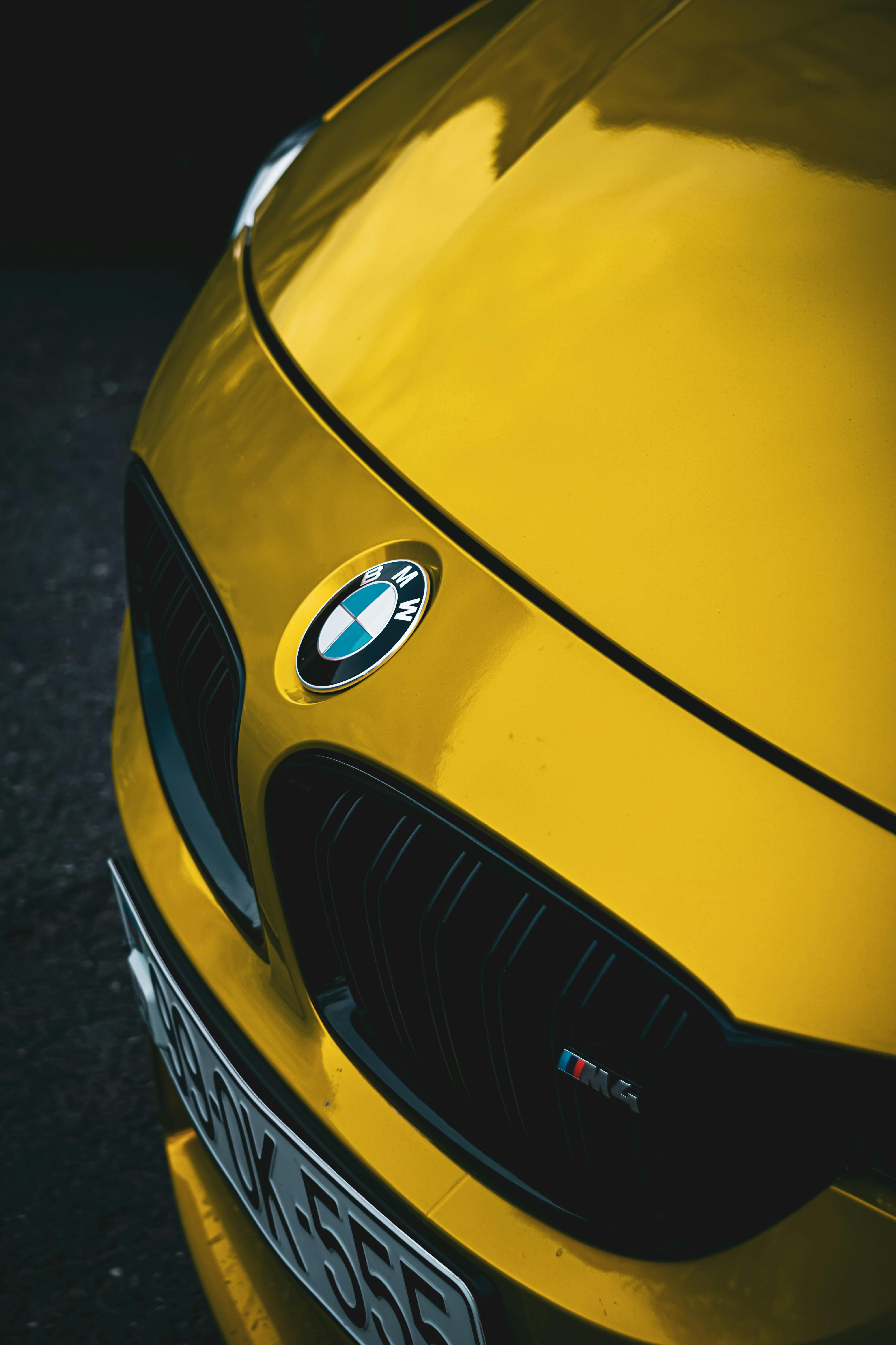 Bmw M4 Yellow Color Series Car Photos, Download The BEST Free Bmw M4 ...