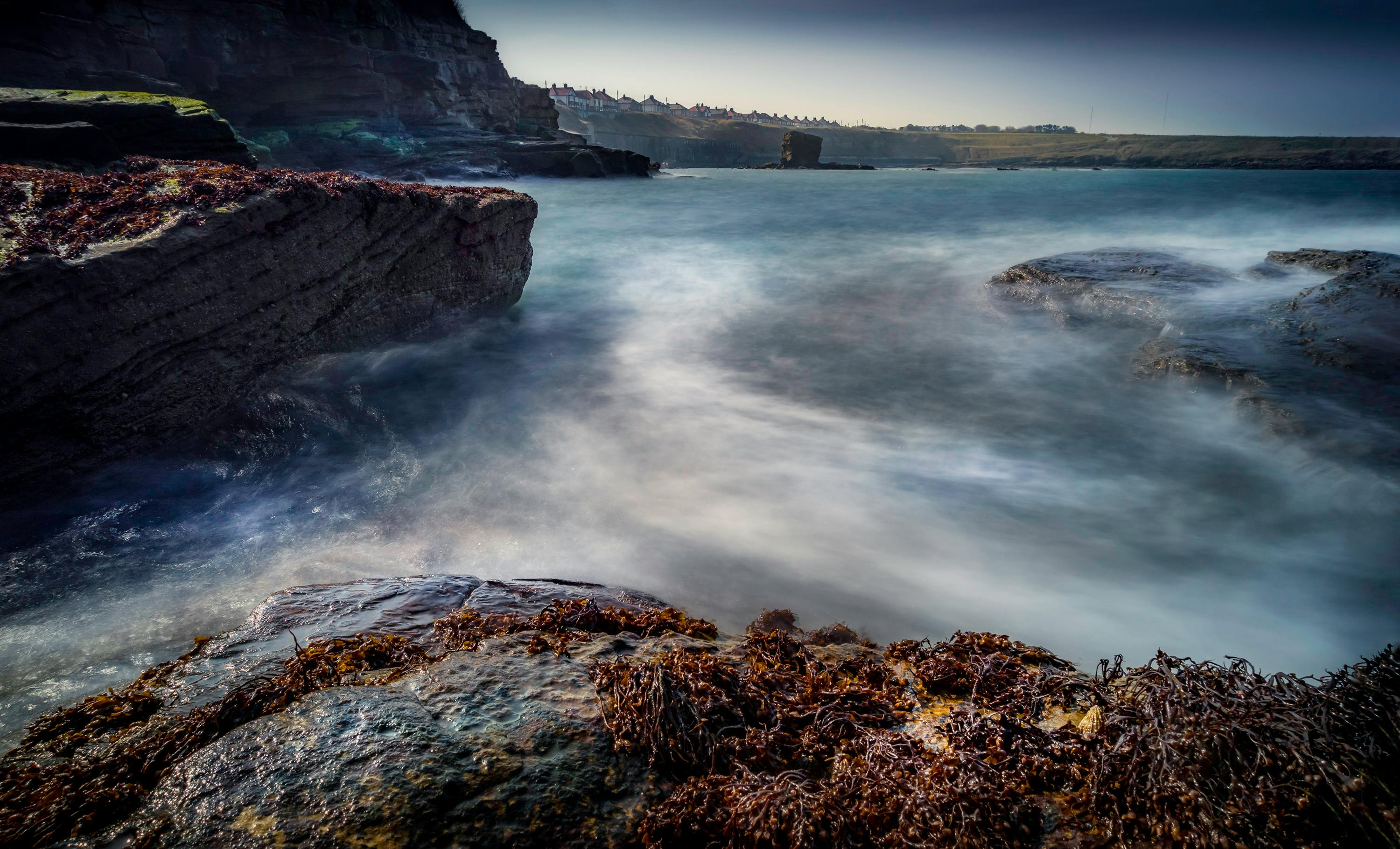 Seawaves Under Blue Sky · Free Stock Photo