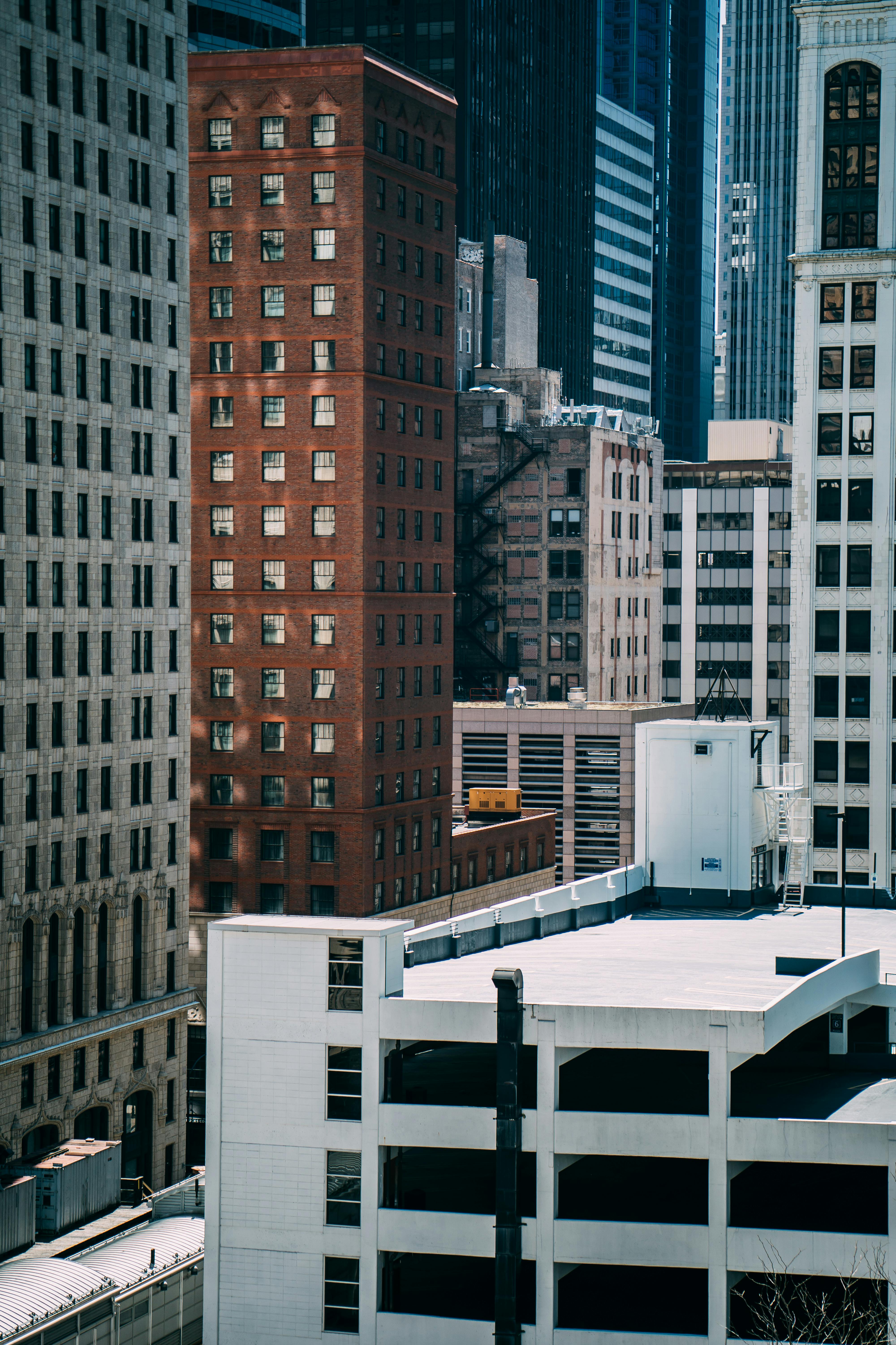 Gray High Rise Buildings · Free Stock Photo