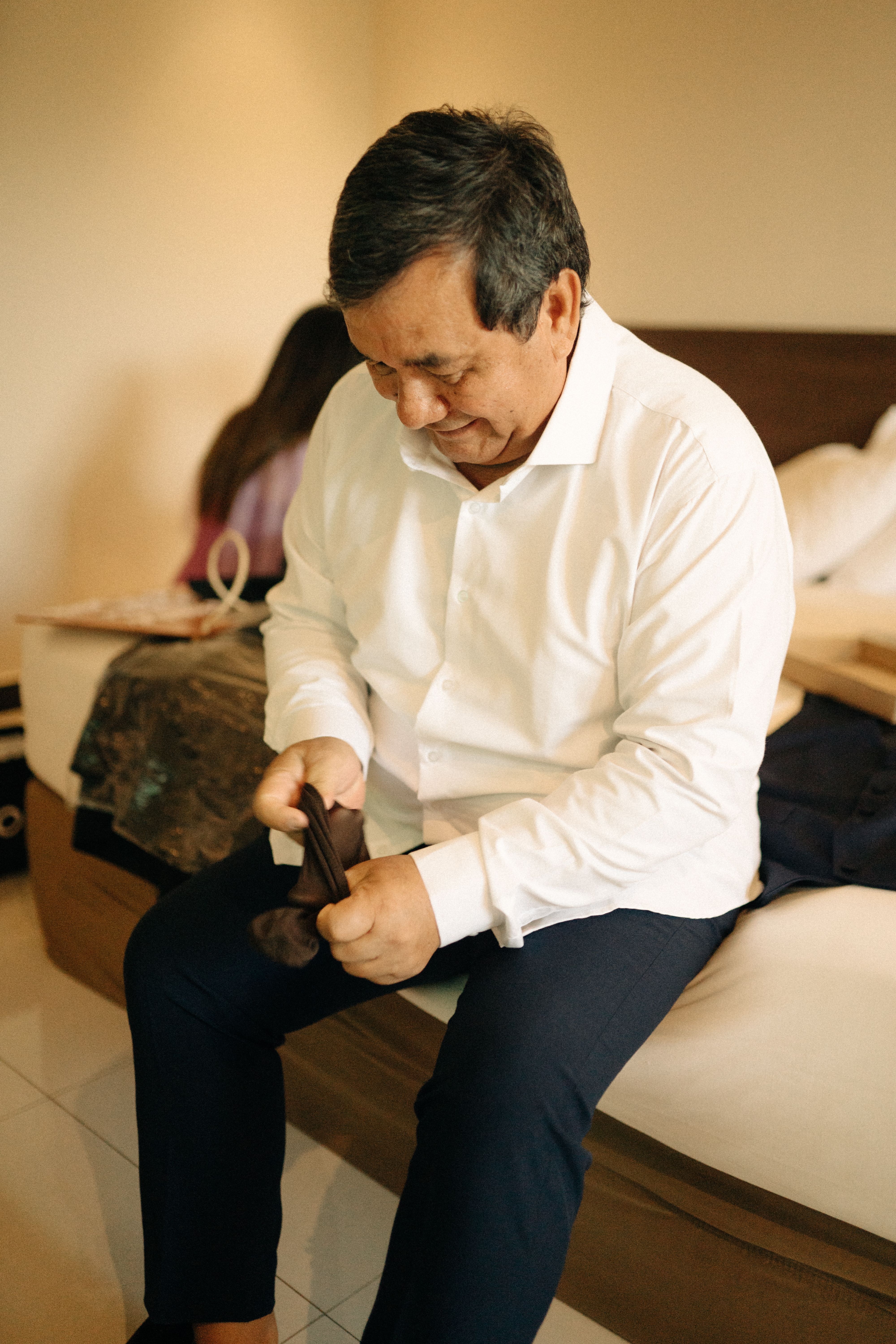 Elderly Man Dressing in Elegant Clothes · Free Stock Photo