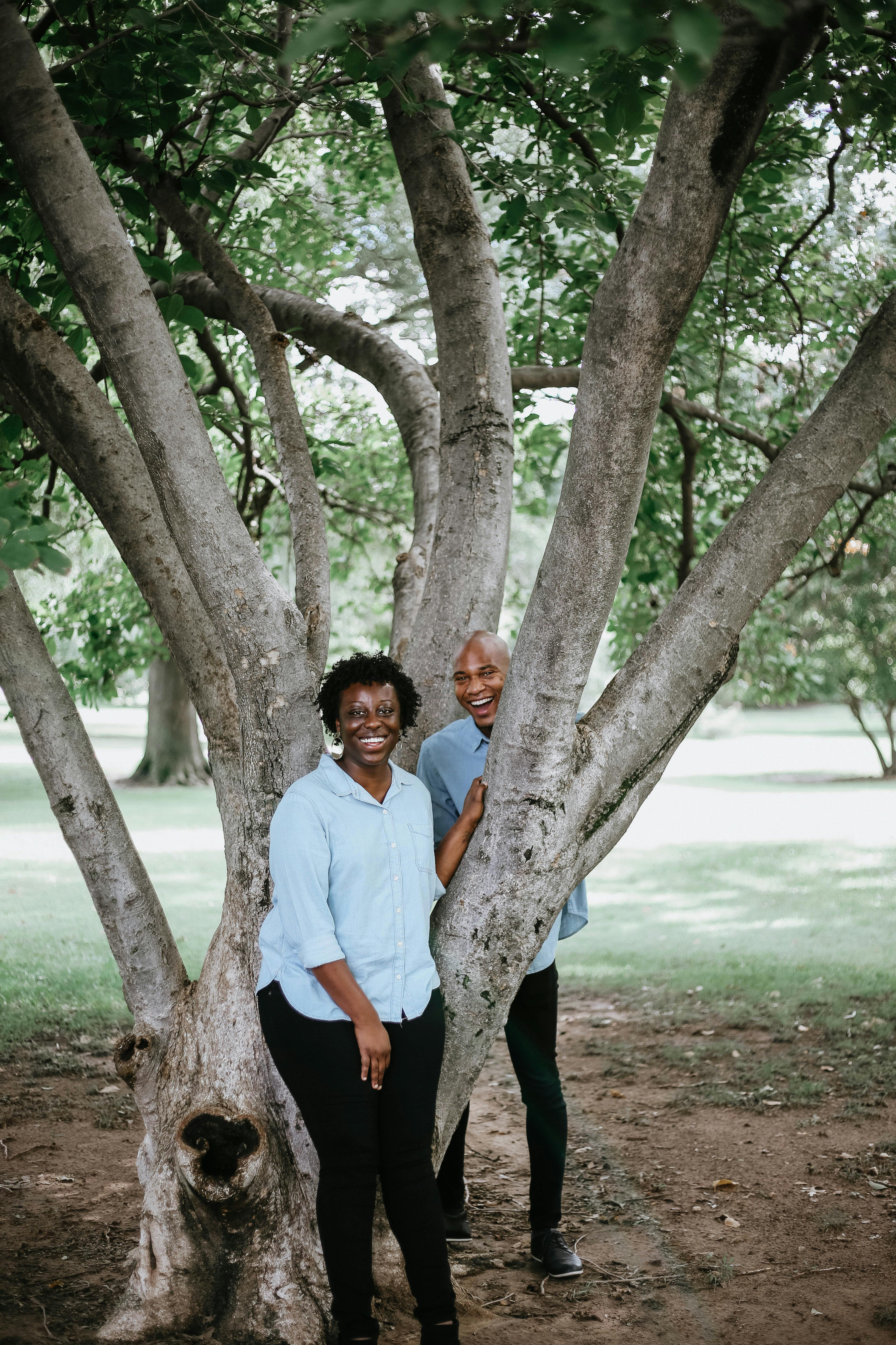 Couple Under A Tree · Free Stock Photo