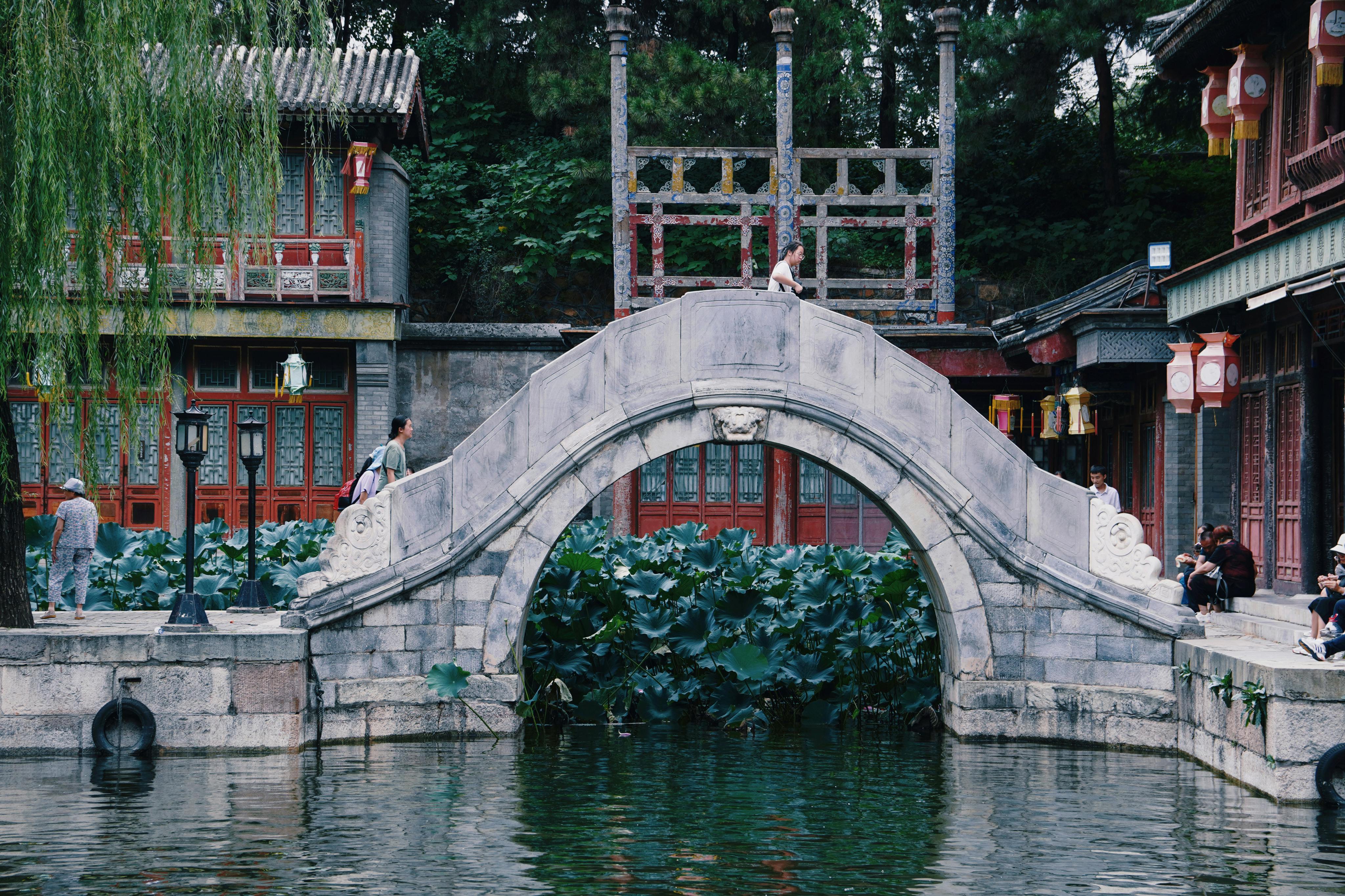 Footbridge at Summer Palace in Beijing · Free Stock Photo