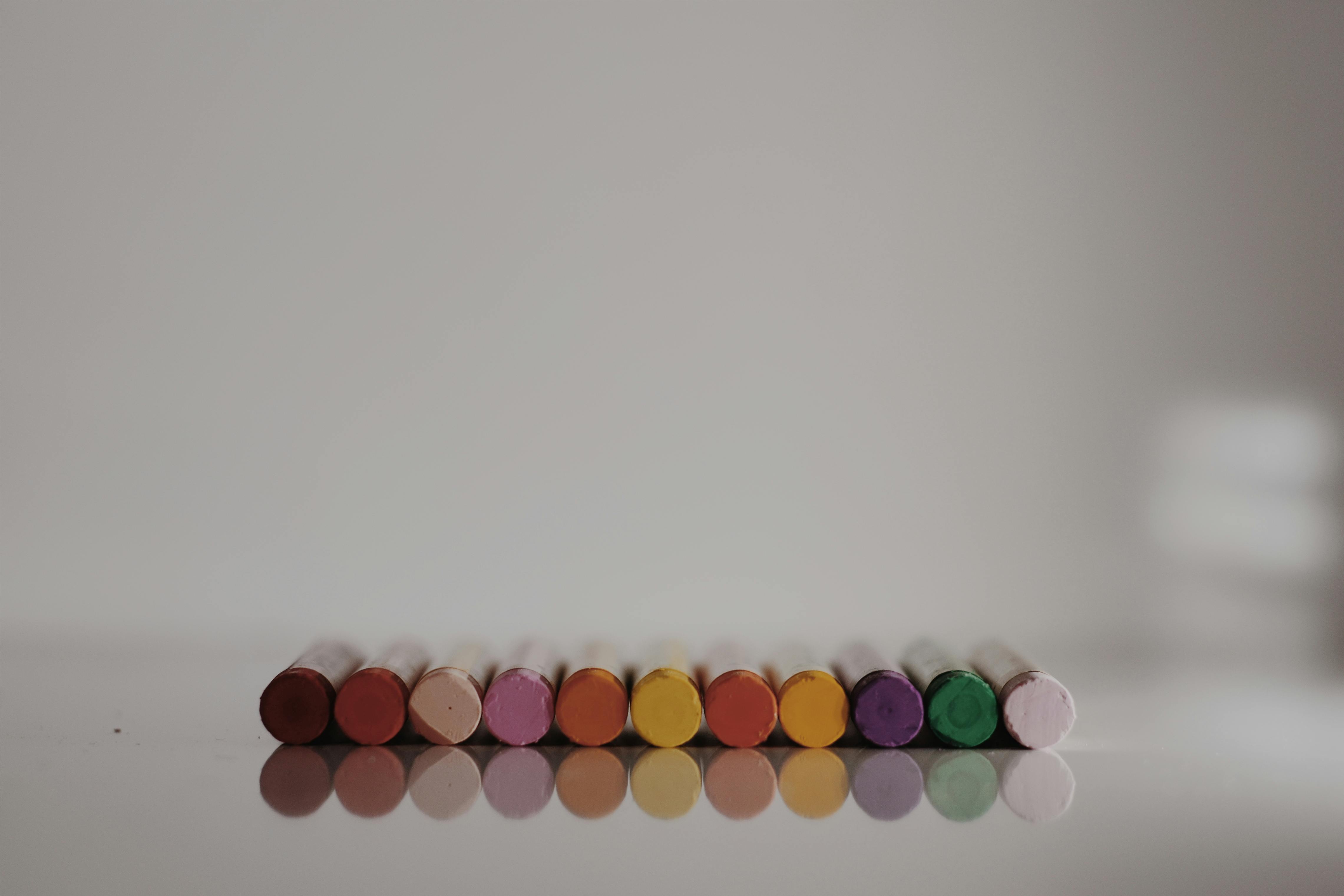 Crayons On Table · Free Stock Photo