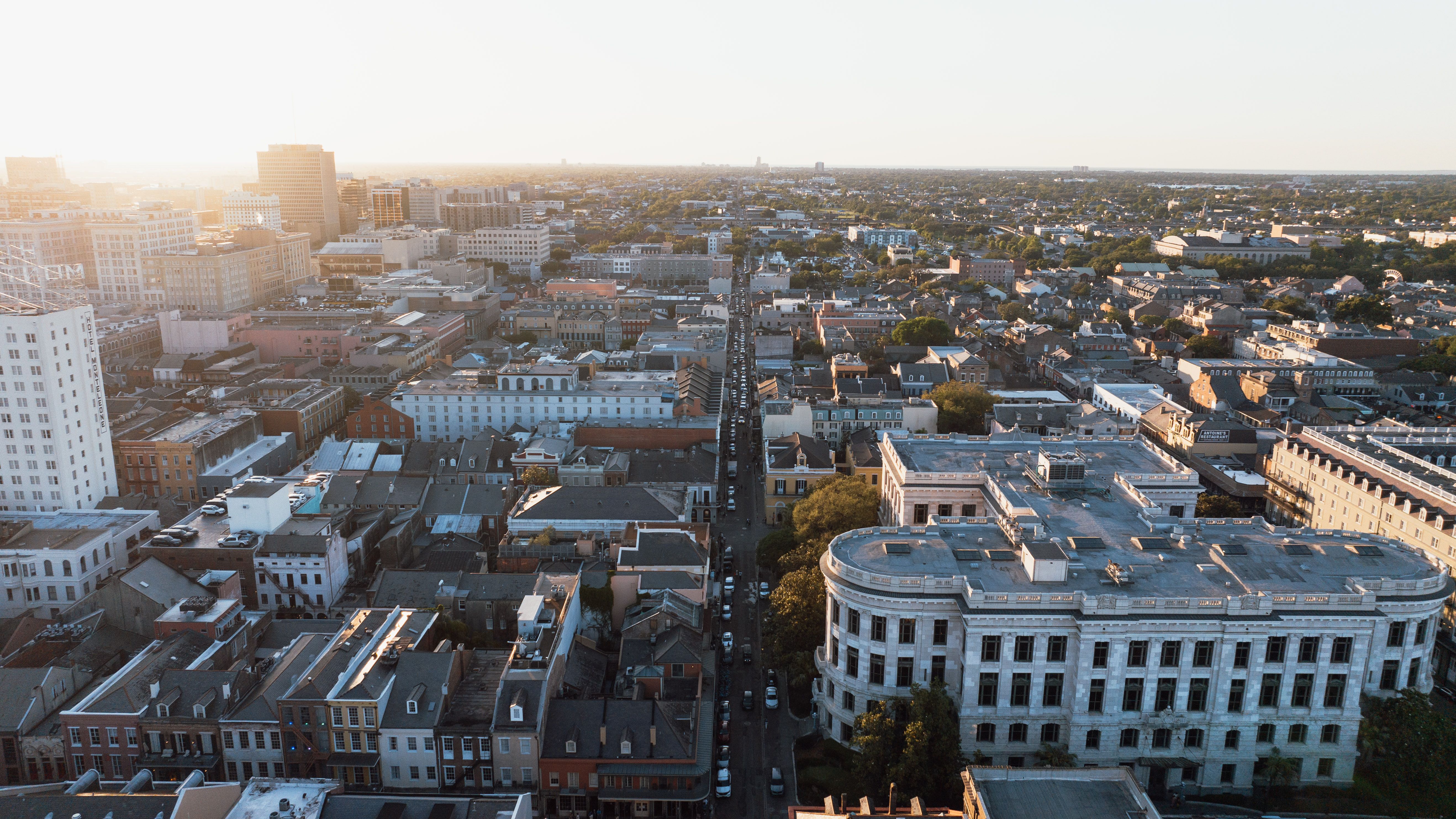 Aerial Photo of the French Quarter, New Orleans · Free Stock Photo