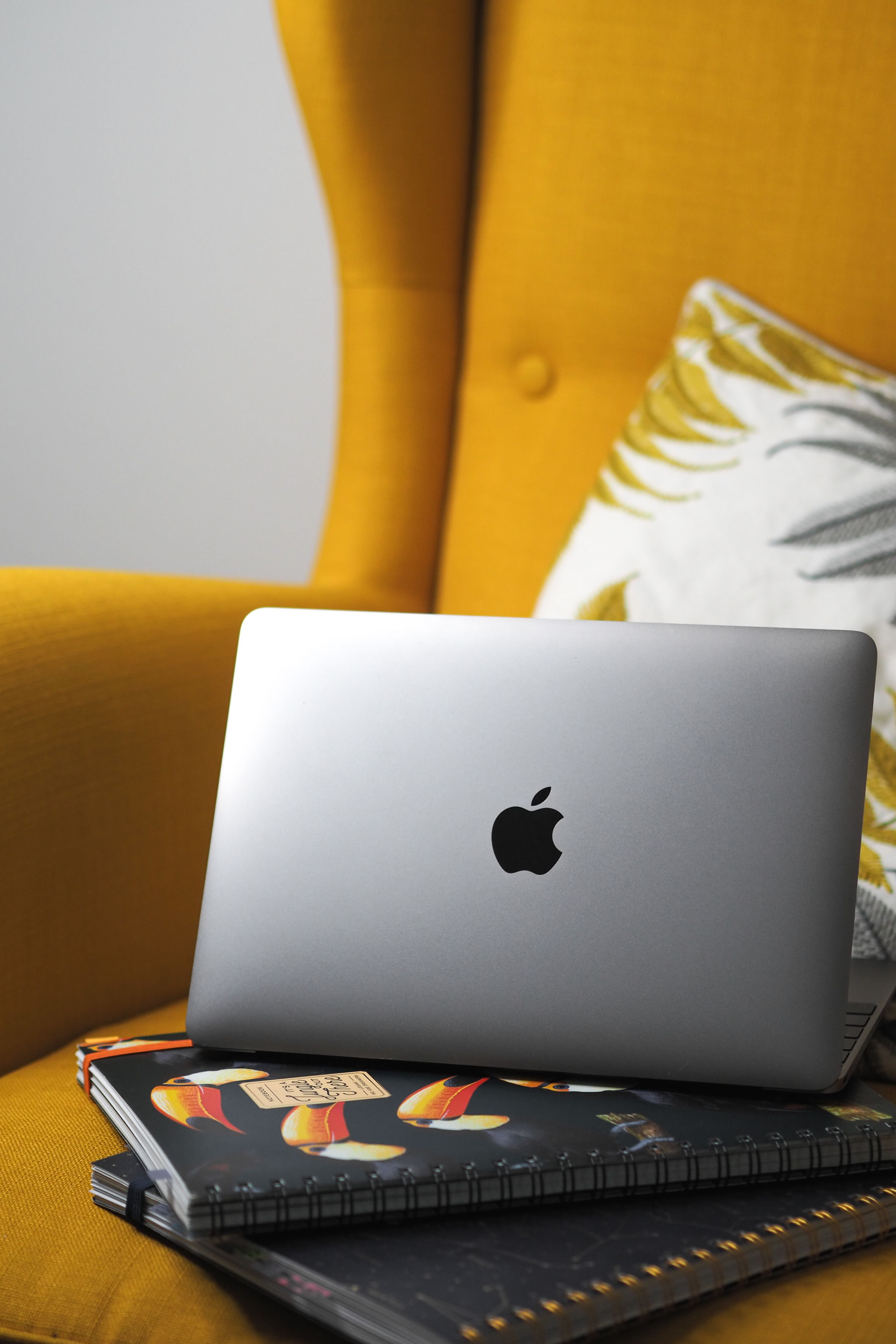 Macbook On A Table · Free Stock Photo