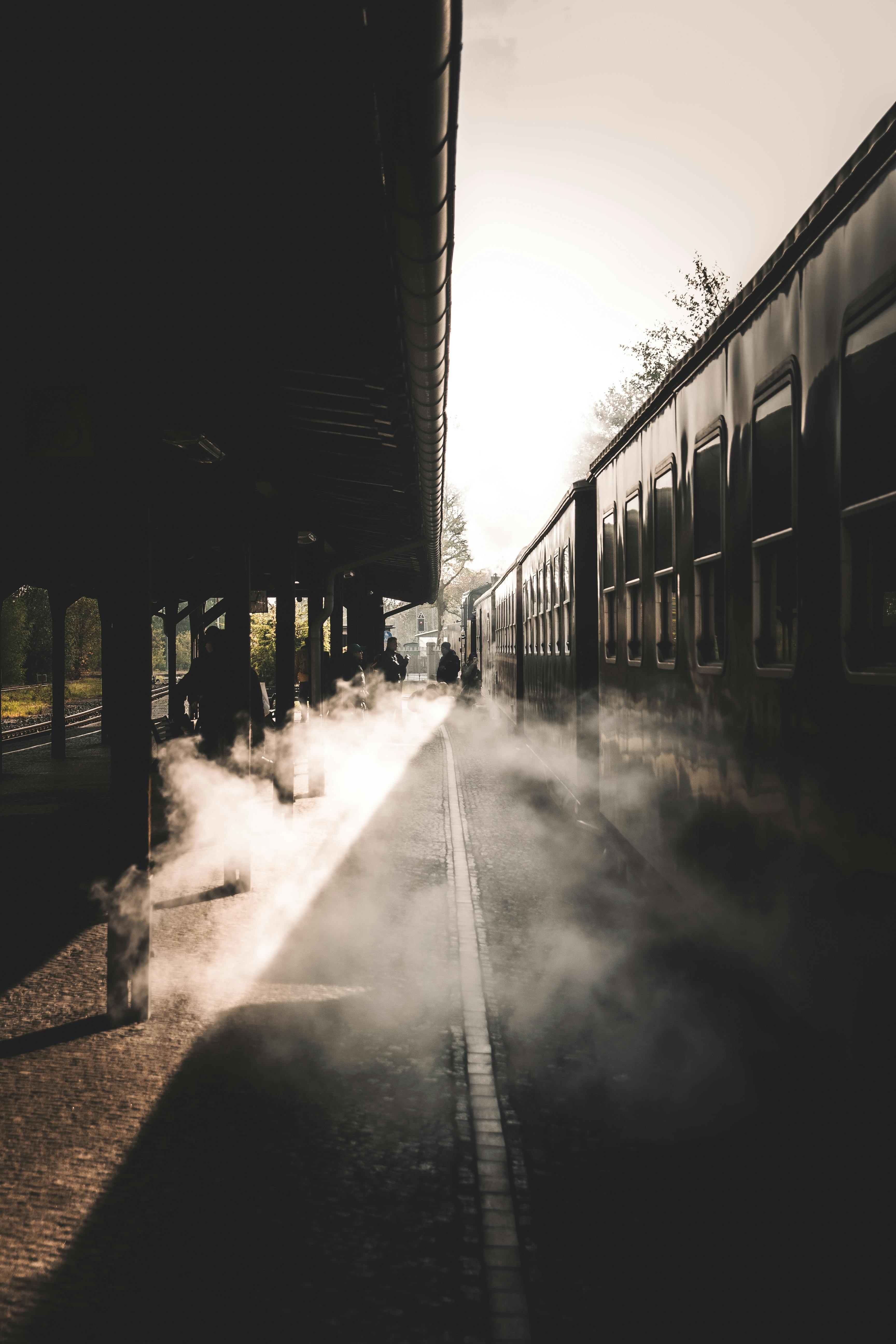 Train in Railway · Free Stock Photo