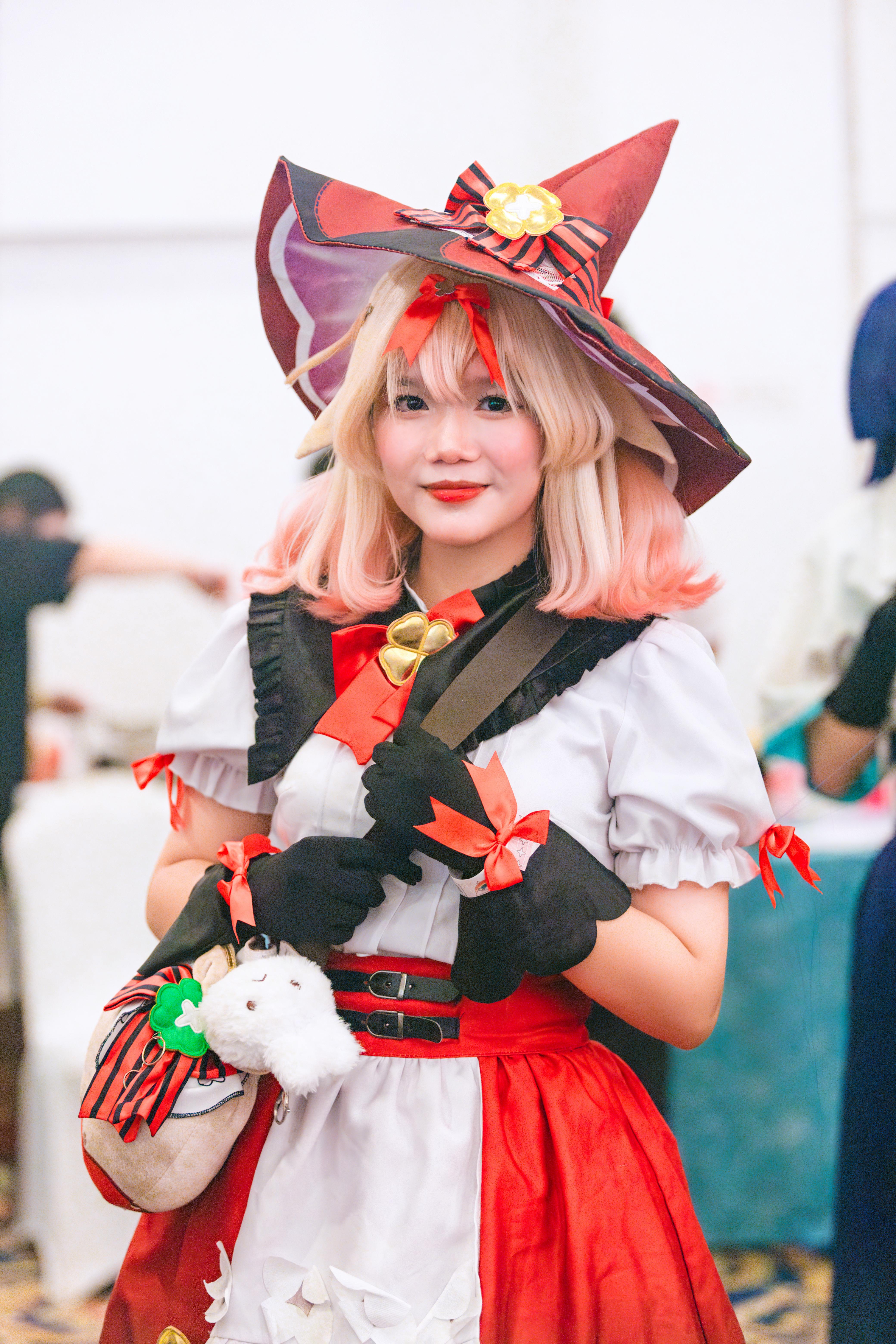 Woman Wearing Red and White Cosplay Costume · Free Stock Photo