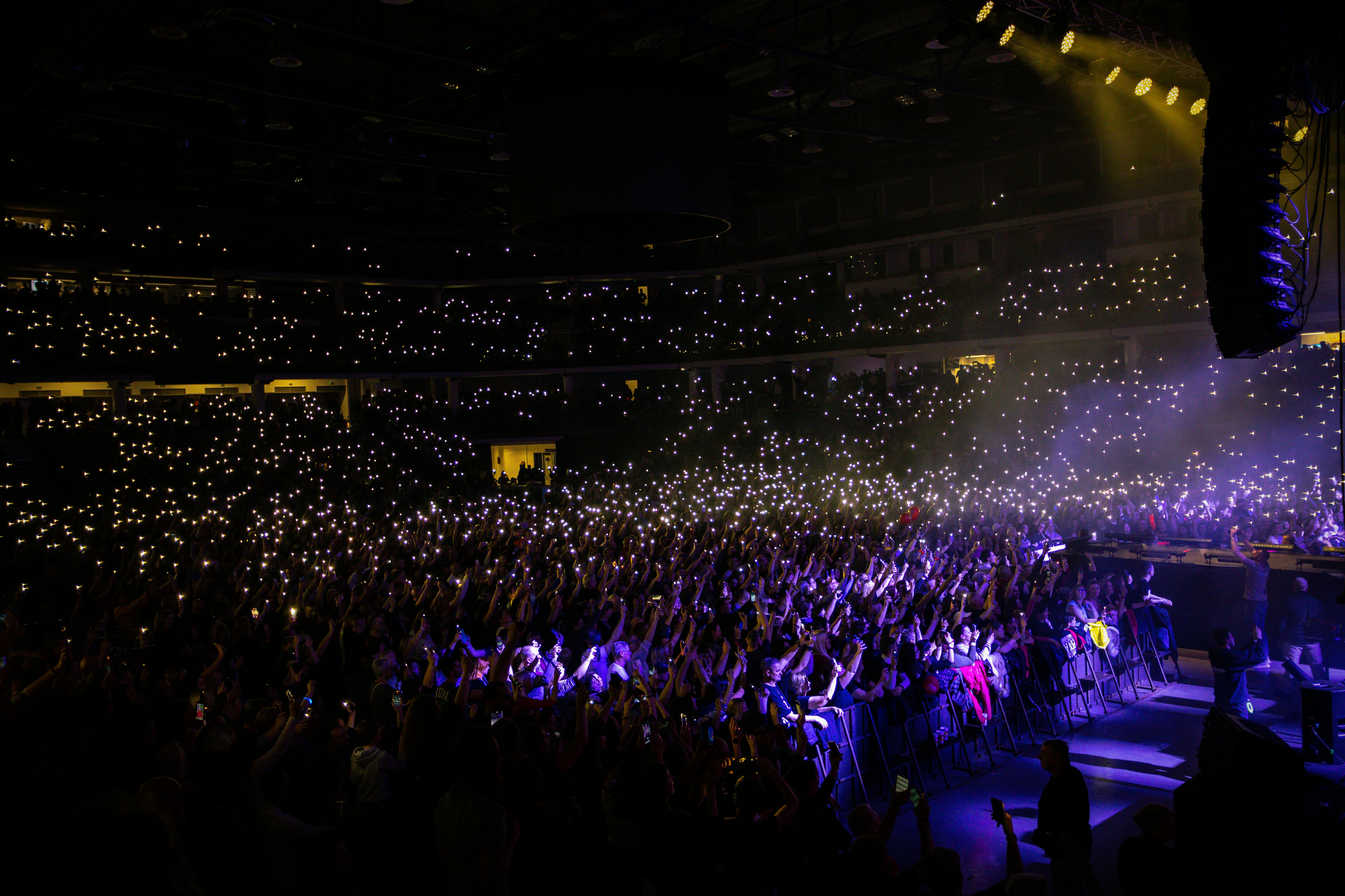 People with Lights at Concert · Free Stock Photo