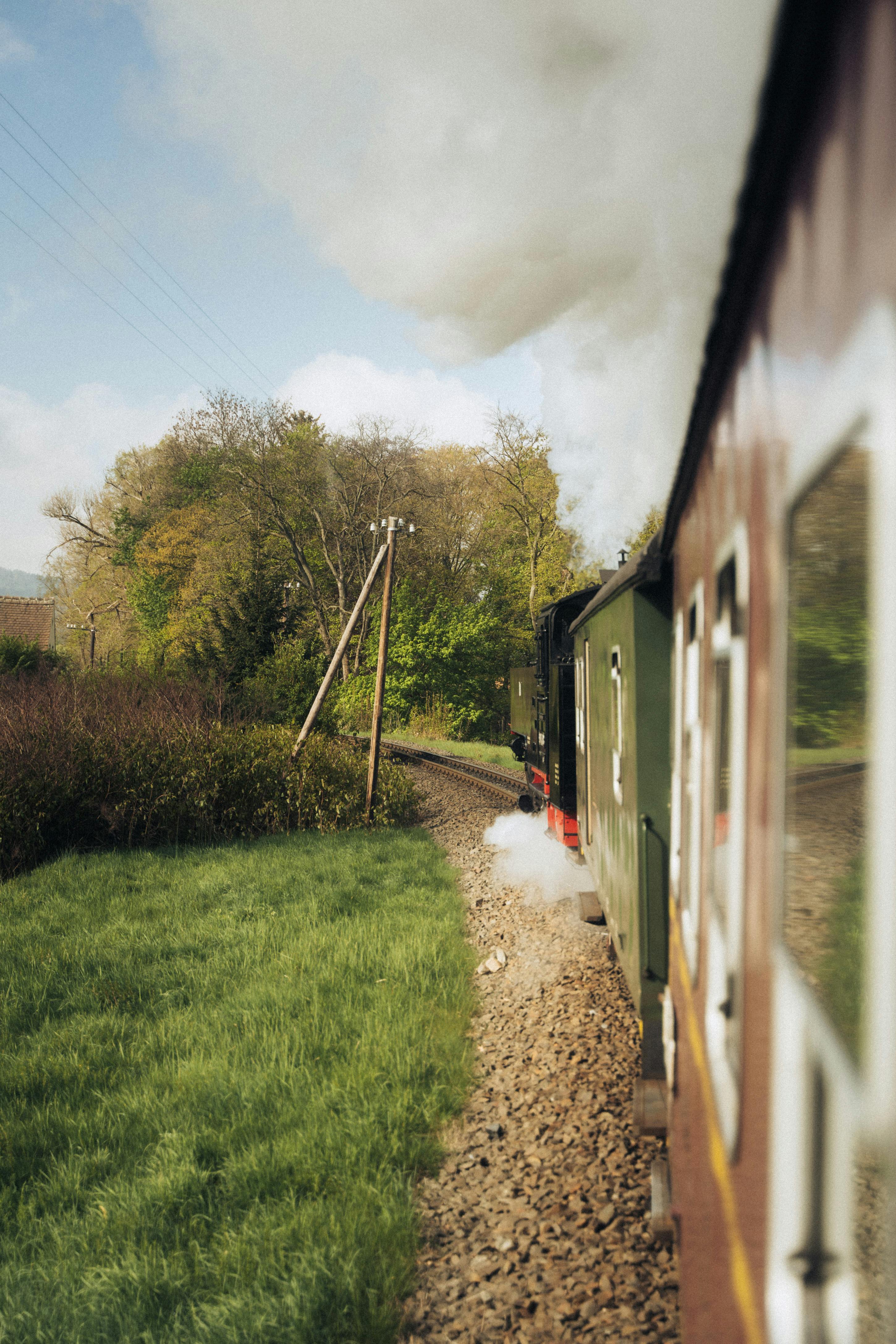 Steam Train in Countryside · Free Stock Photo