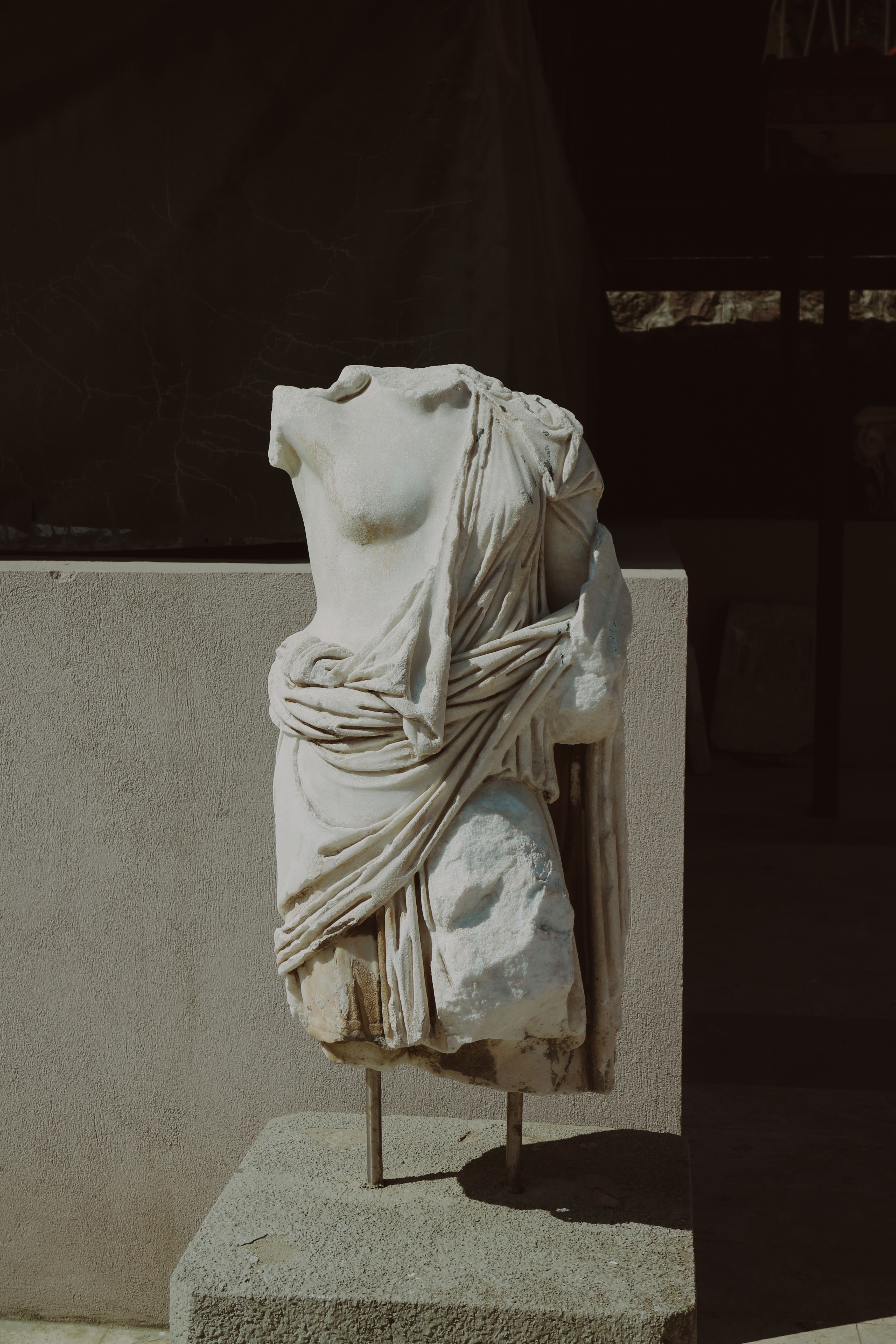 Concrete Headless Statue · Free Stock Photo