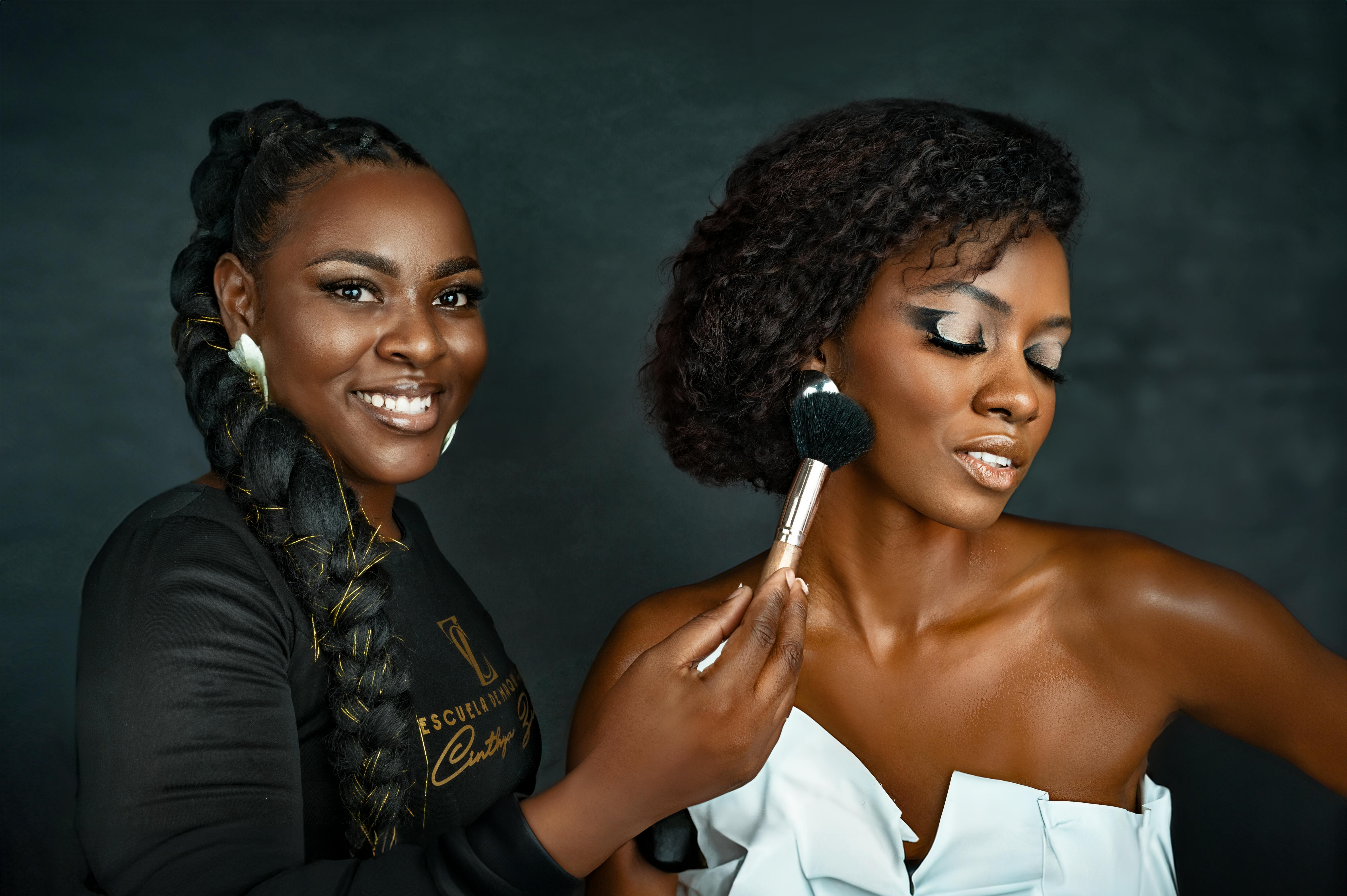 Portrait of Makeup Artist and Model · Free Stock Photo