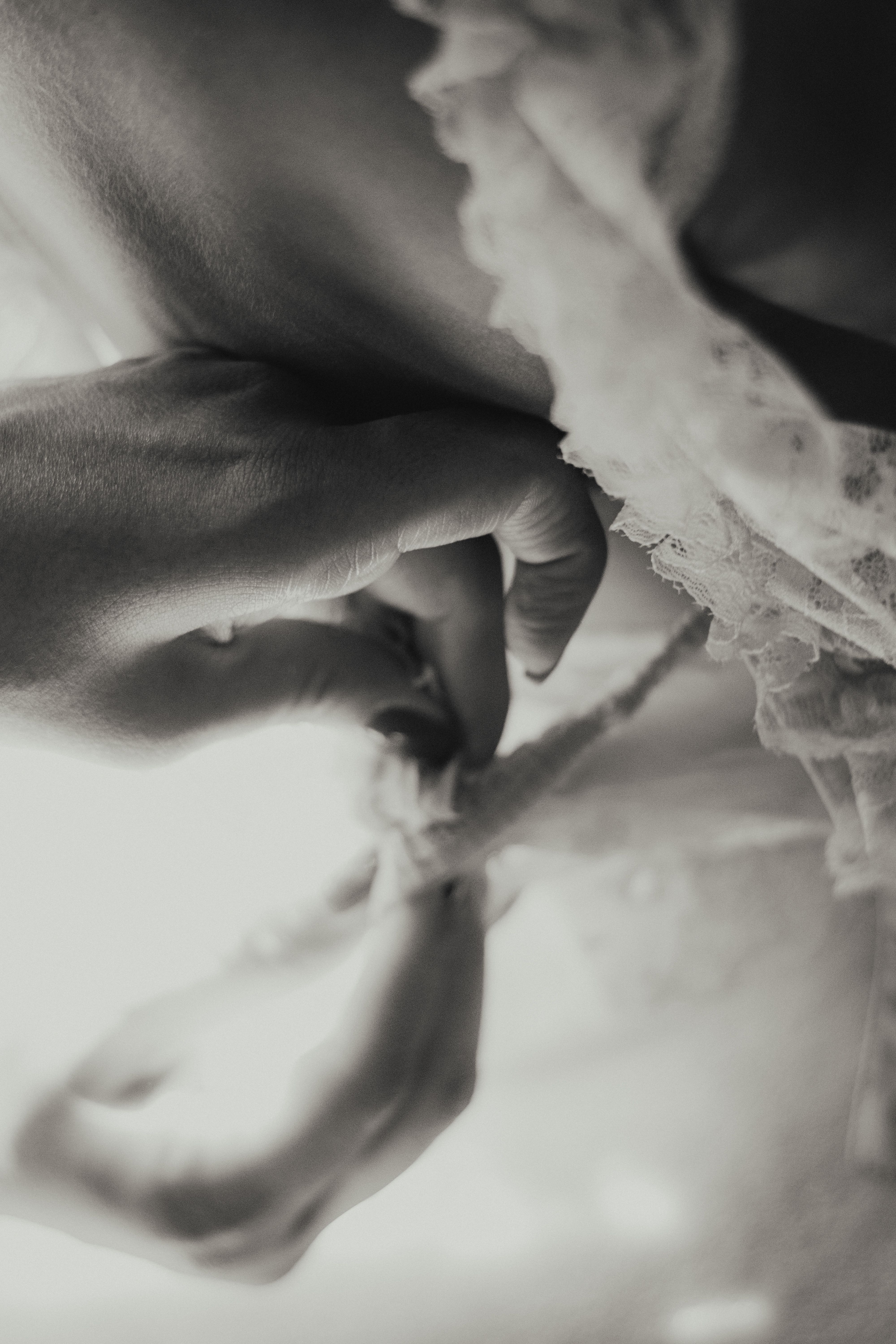 Woman Hand Holding Fabric · Free Stock Photo