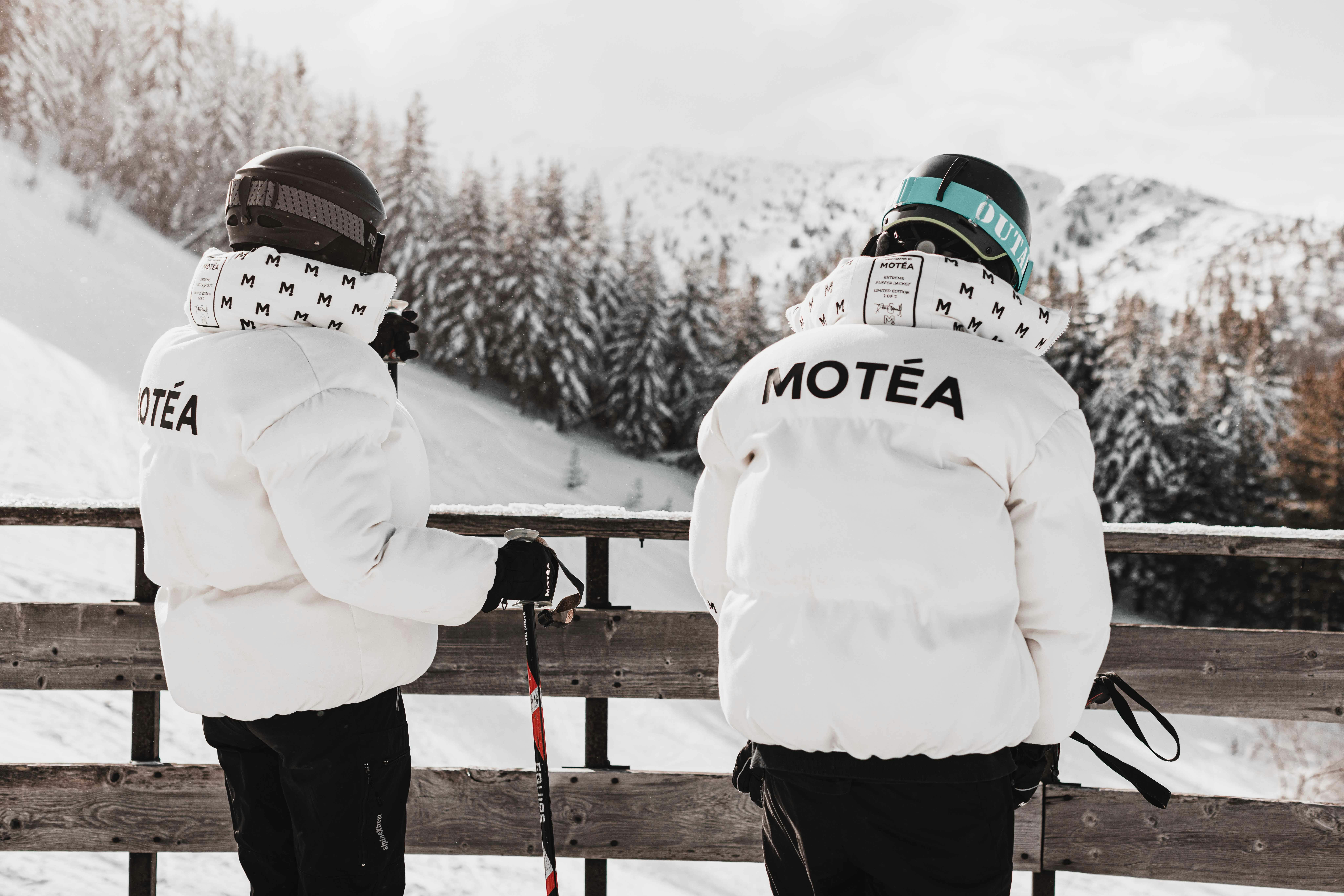 Back View of People Skiing · Free Stock Photo