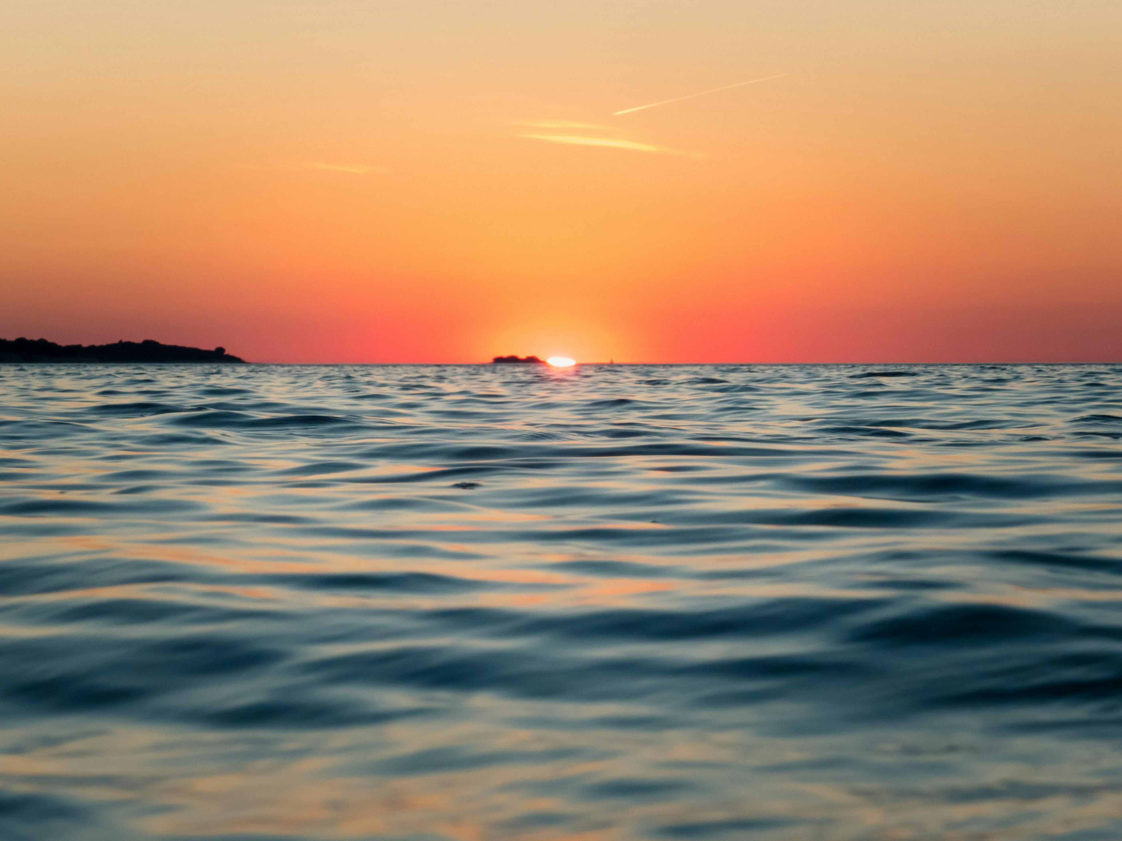 Free stock photo of blue, Blue ocean, horizon