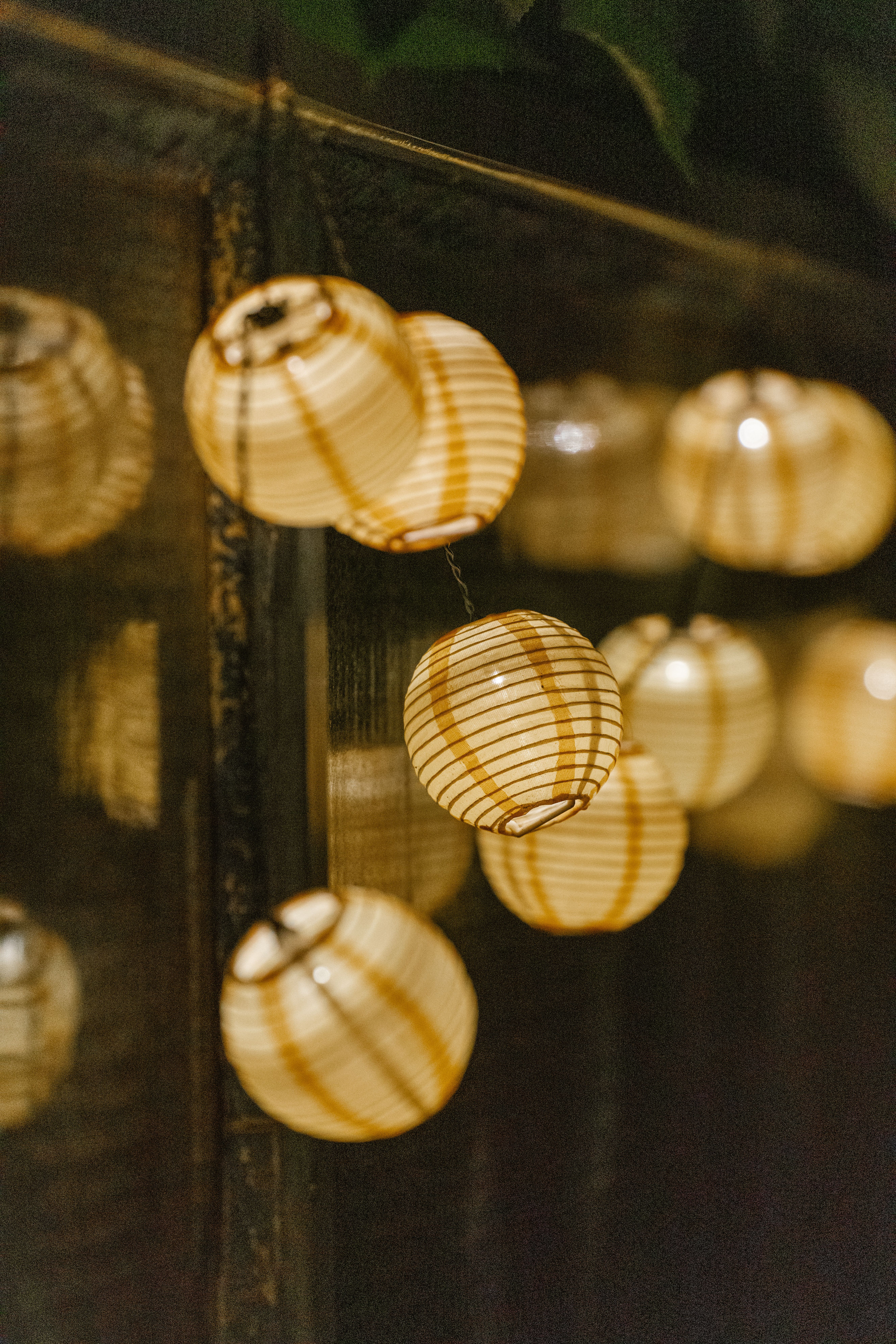 Close-up of Illuminated Lanterns · Free Stock Photo