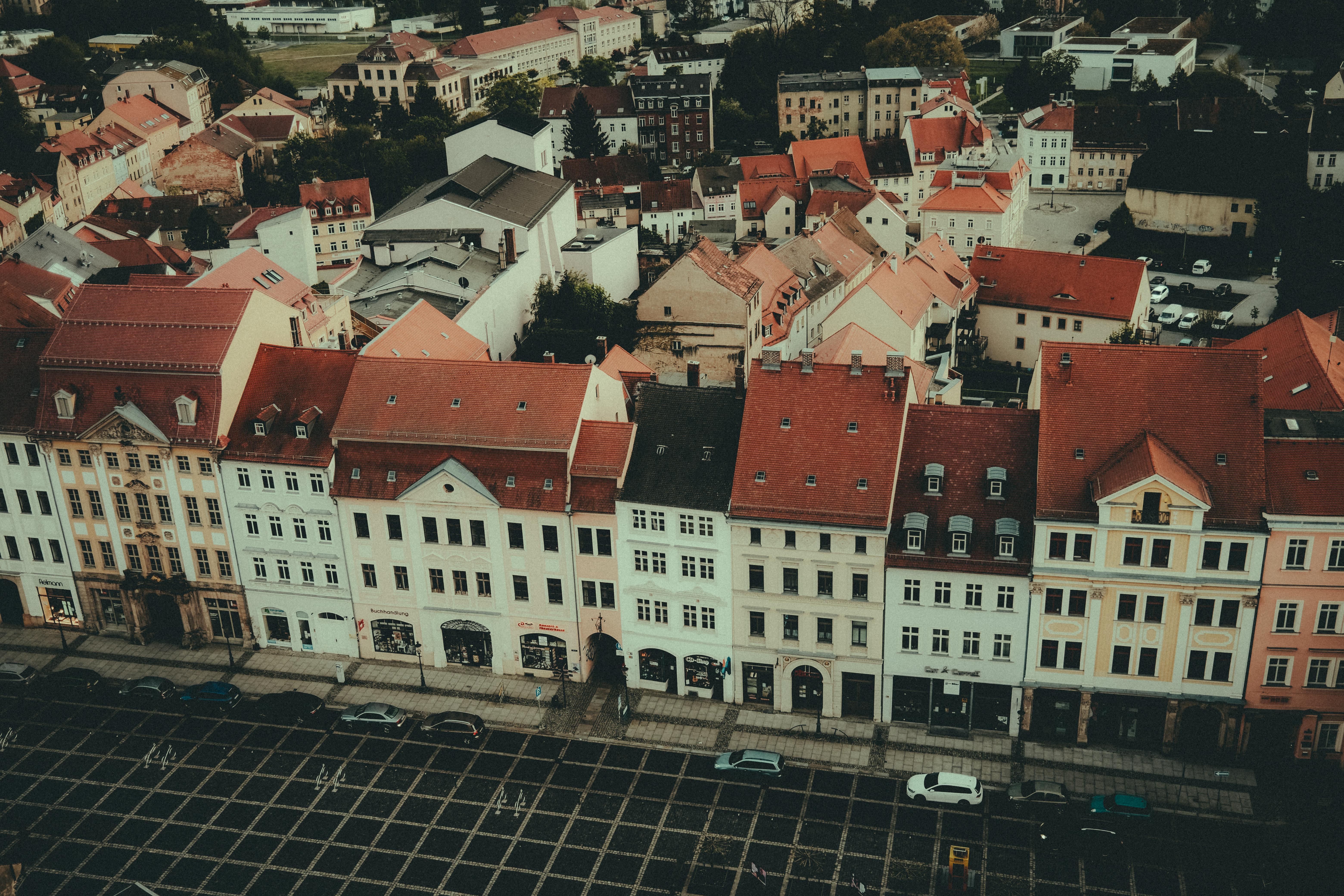 Tenements in Old Town in Zittau · Free Stock Photo