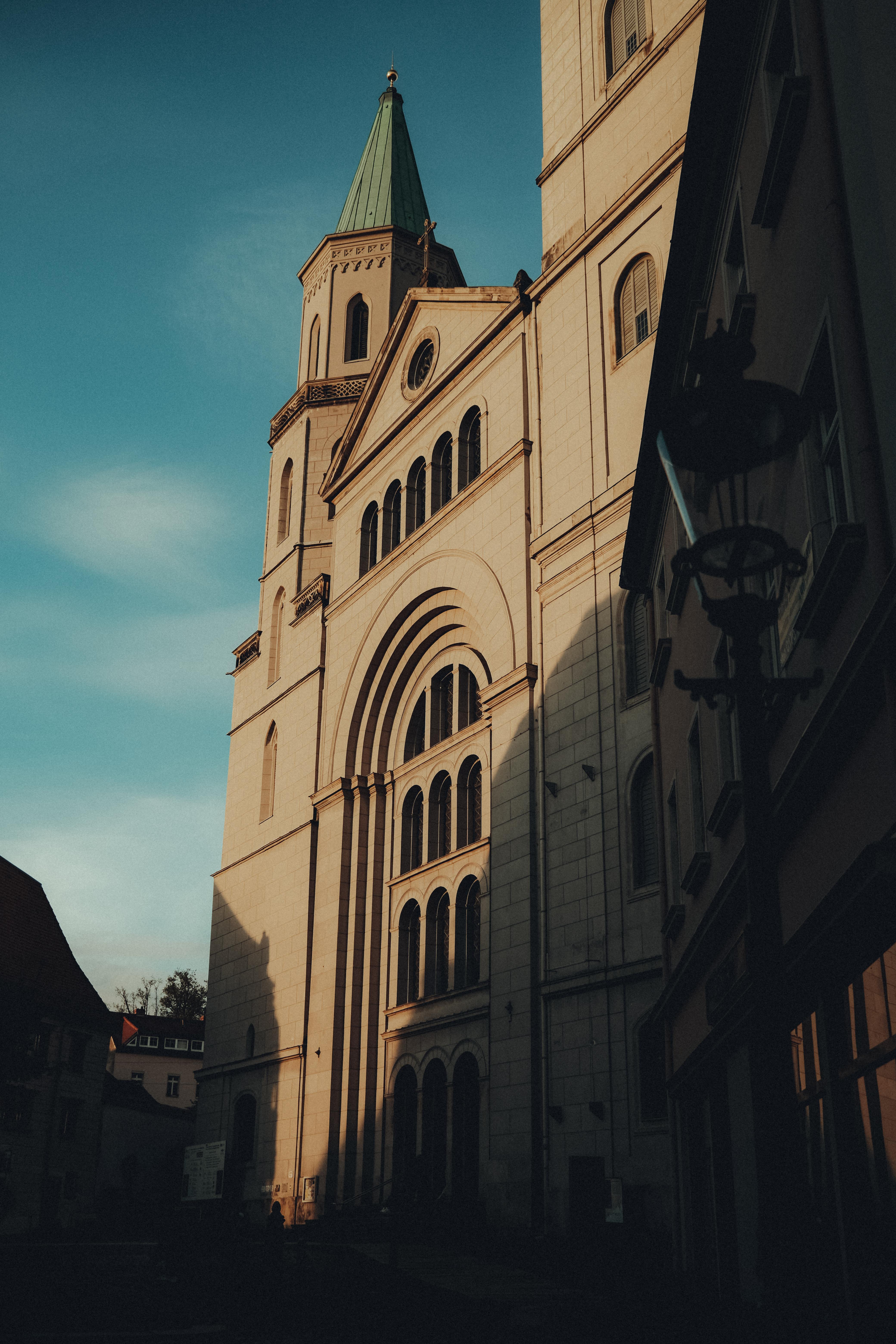 Classic Church in Sunlight in Germany · Free Stock Photo