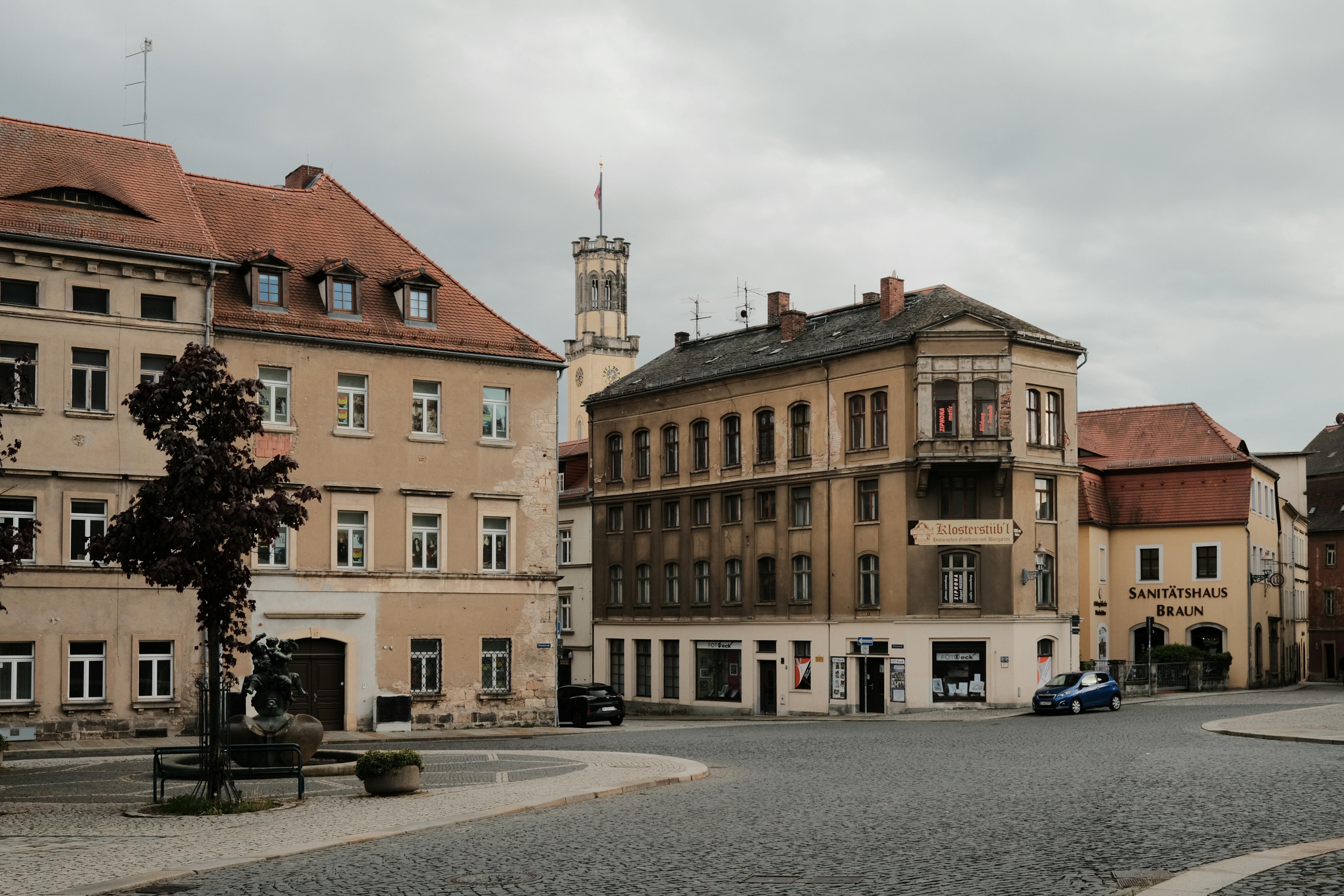 Empty Town Square in Zittau, Germany · Free Stock Photo