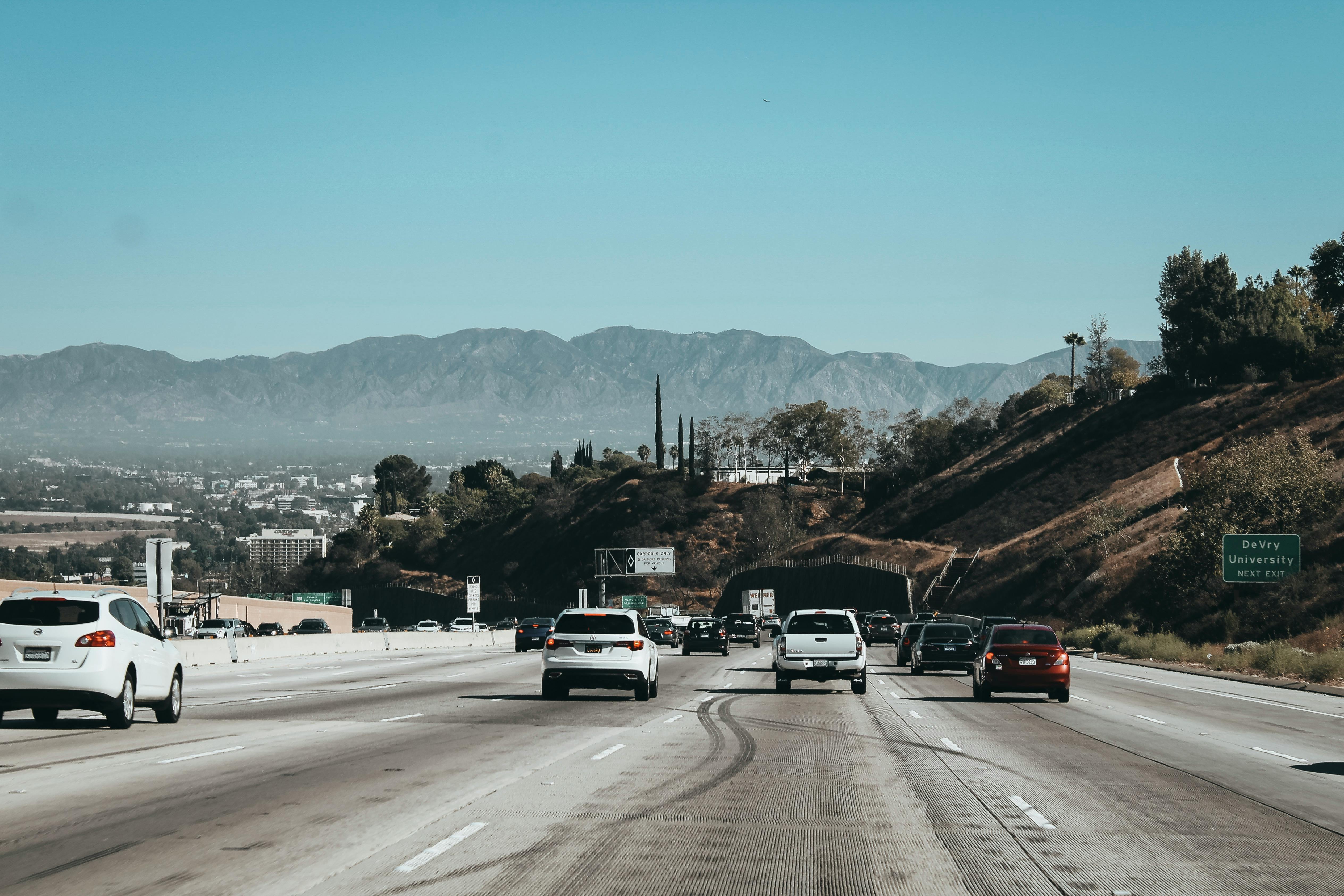 Assorted-type Vehicles on Road · Free Stock Photo