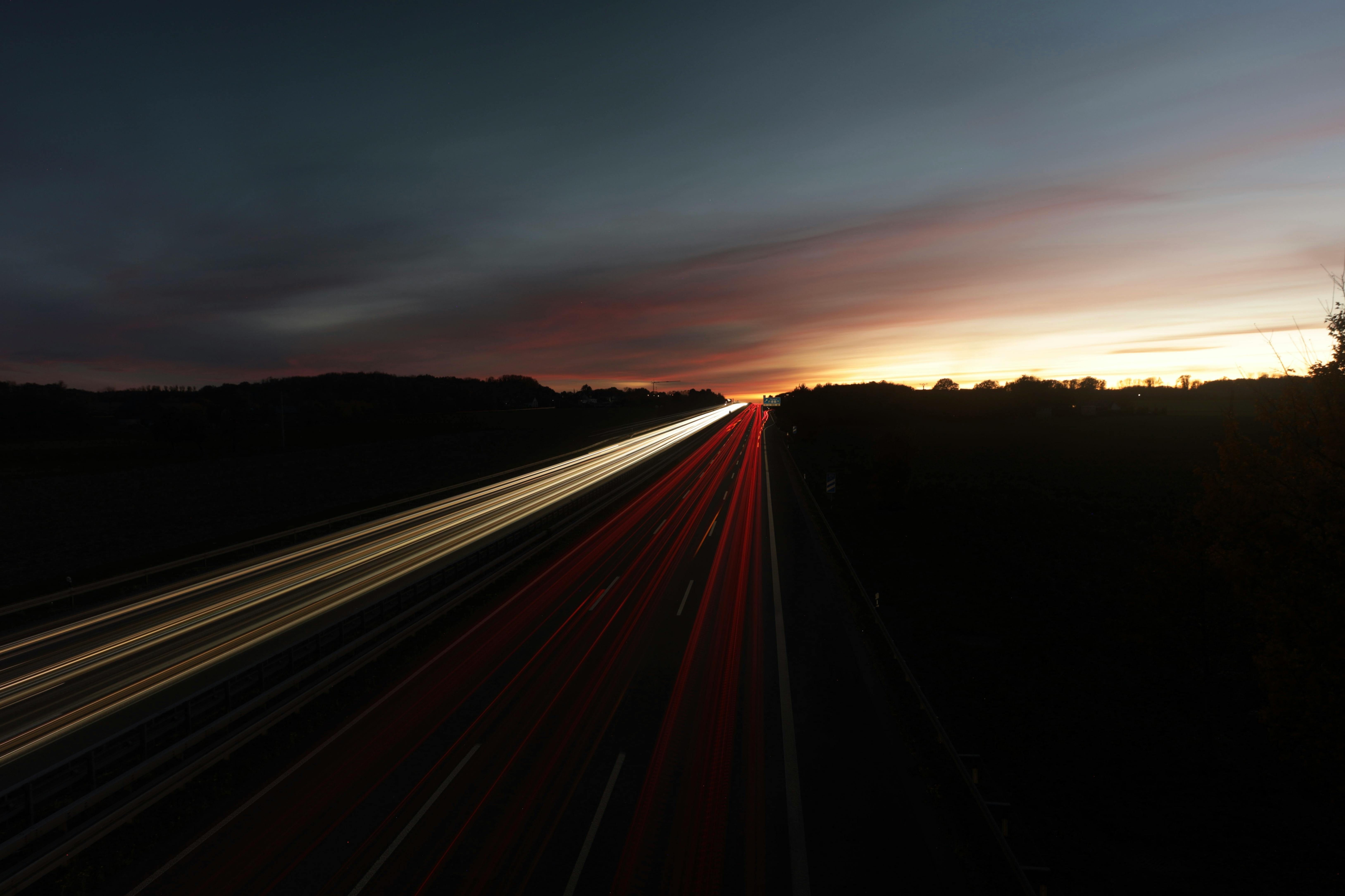 Time Lapse Photography of Cars on Road · Free Stock Photo