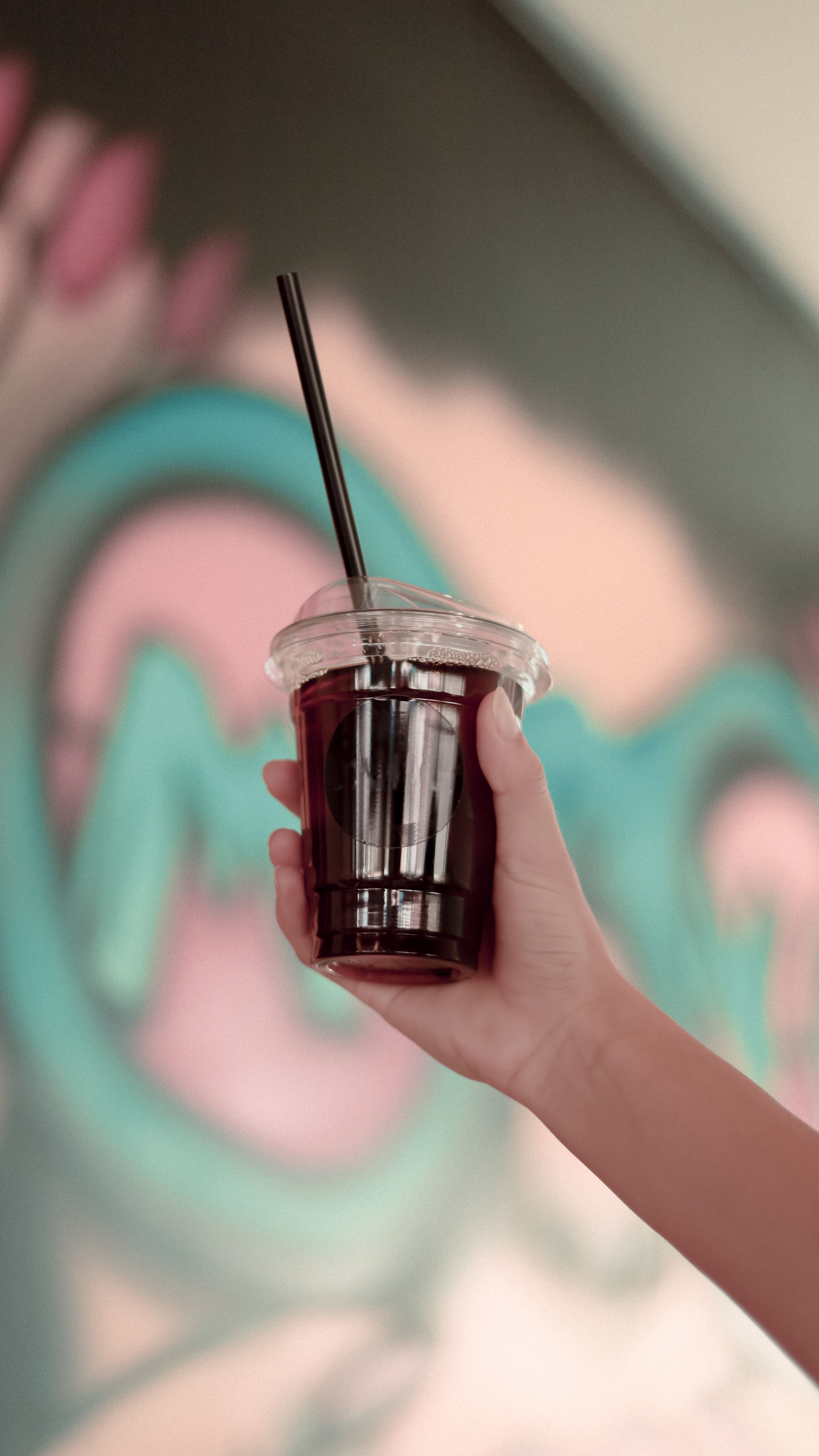 Hand Holding Cup of Beverage with Straw · Free Stock Photo