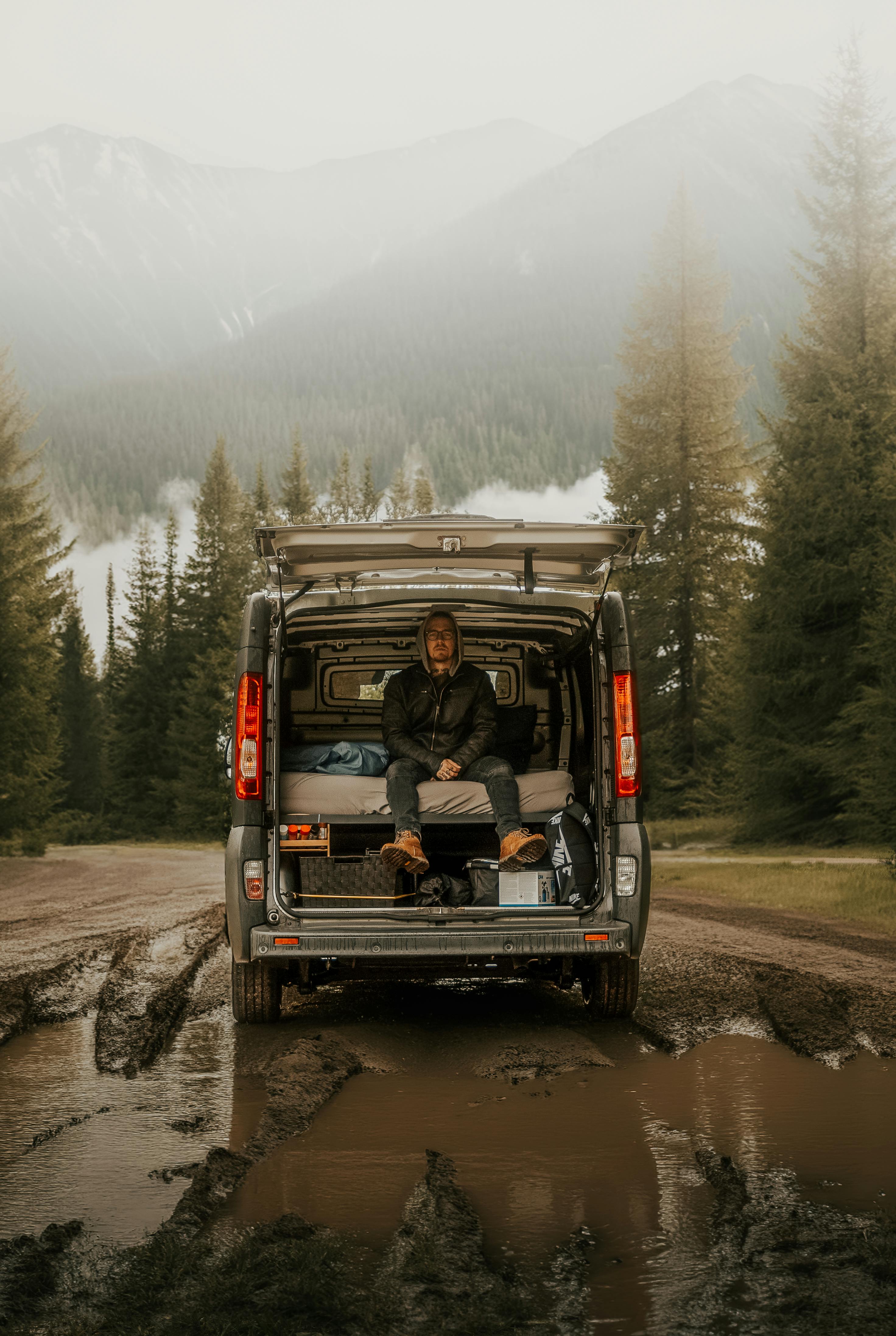 Camping in My Vamper Van · Free Stock Photo