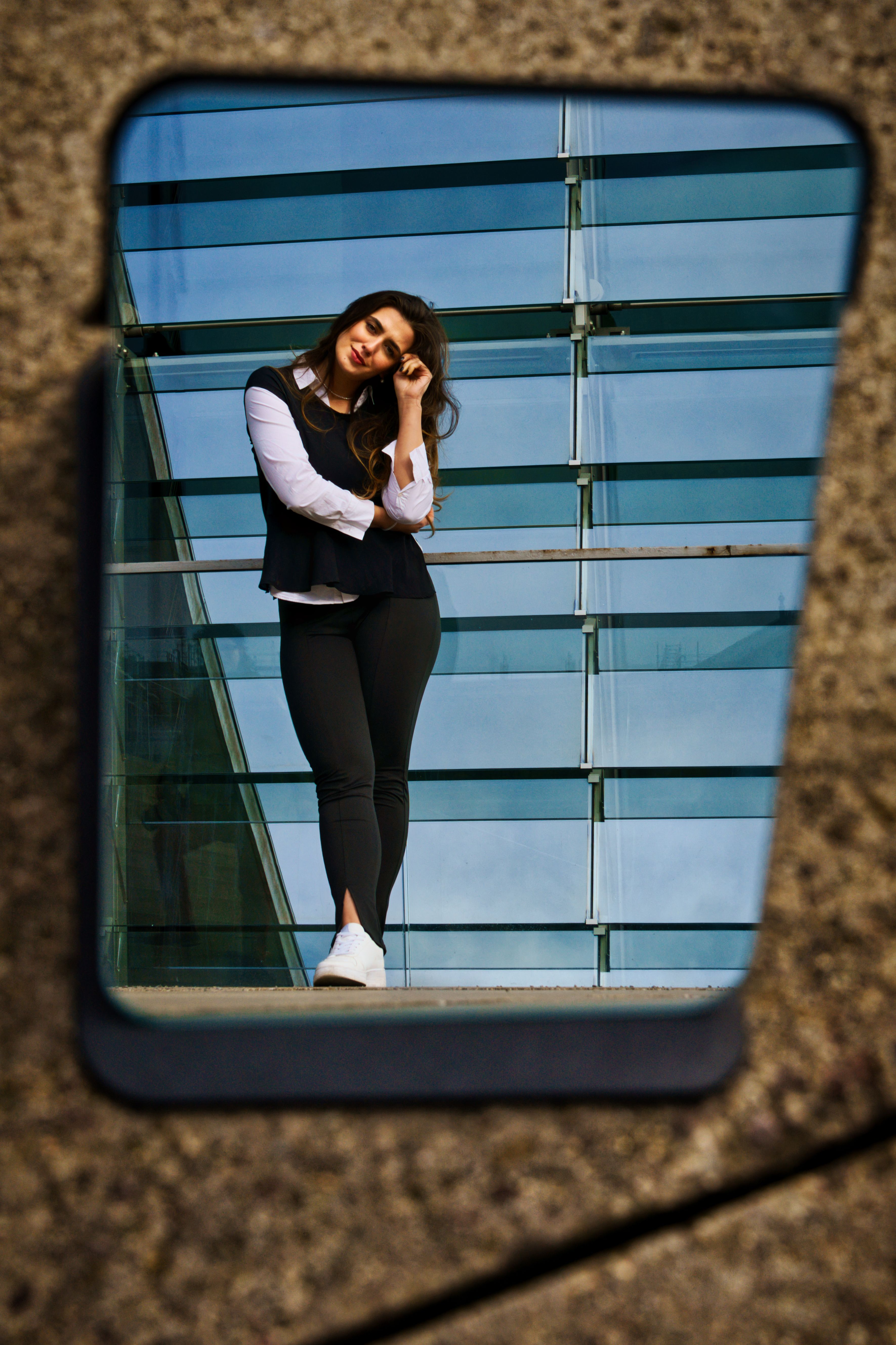 Reflection of Woman in Mirror · Free Stock Photo