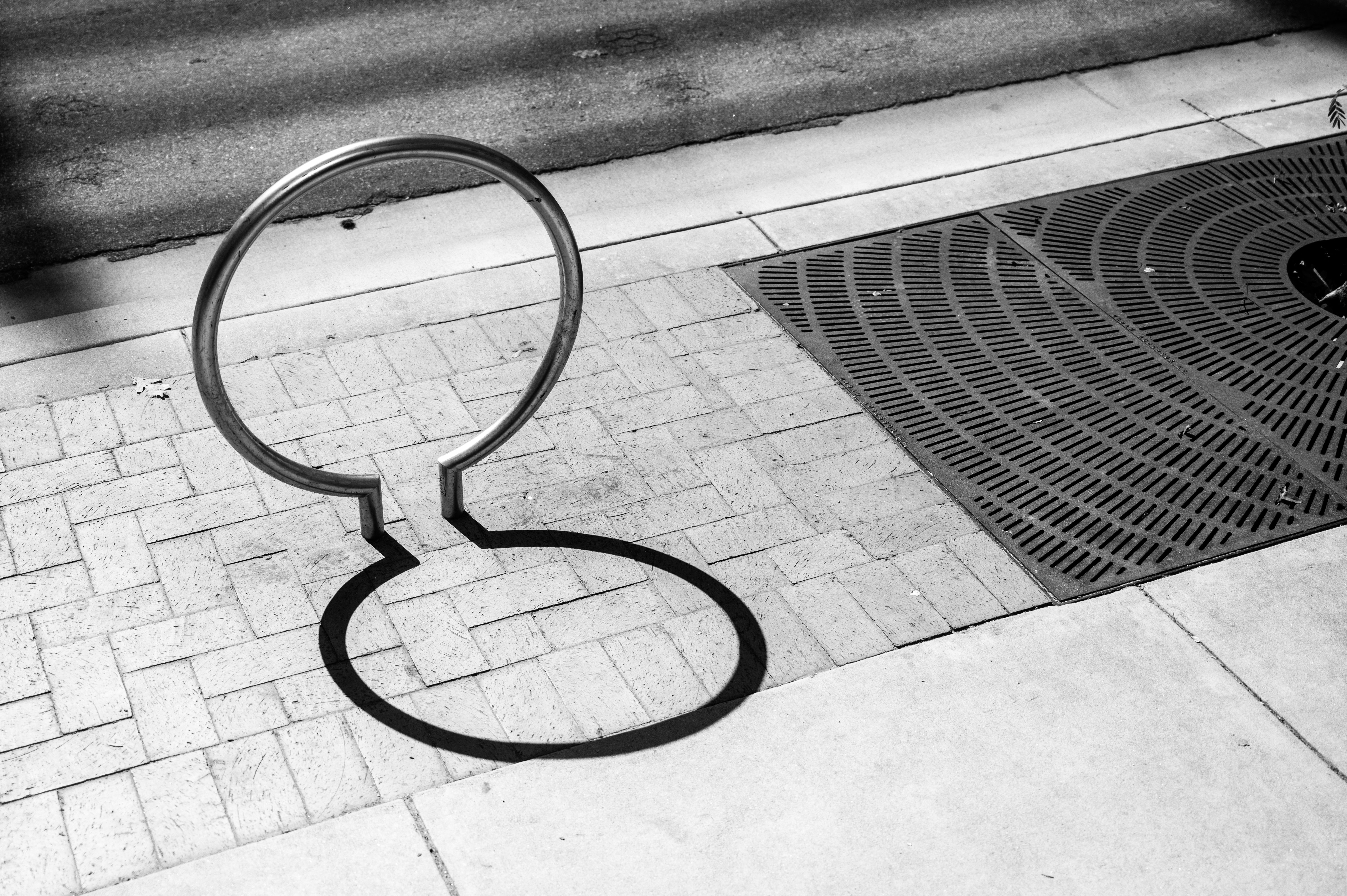 Metal Bar Ring on Sidewalk · Free Stock Photo