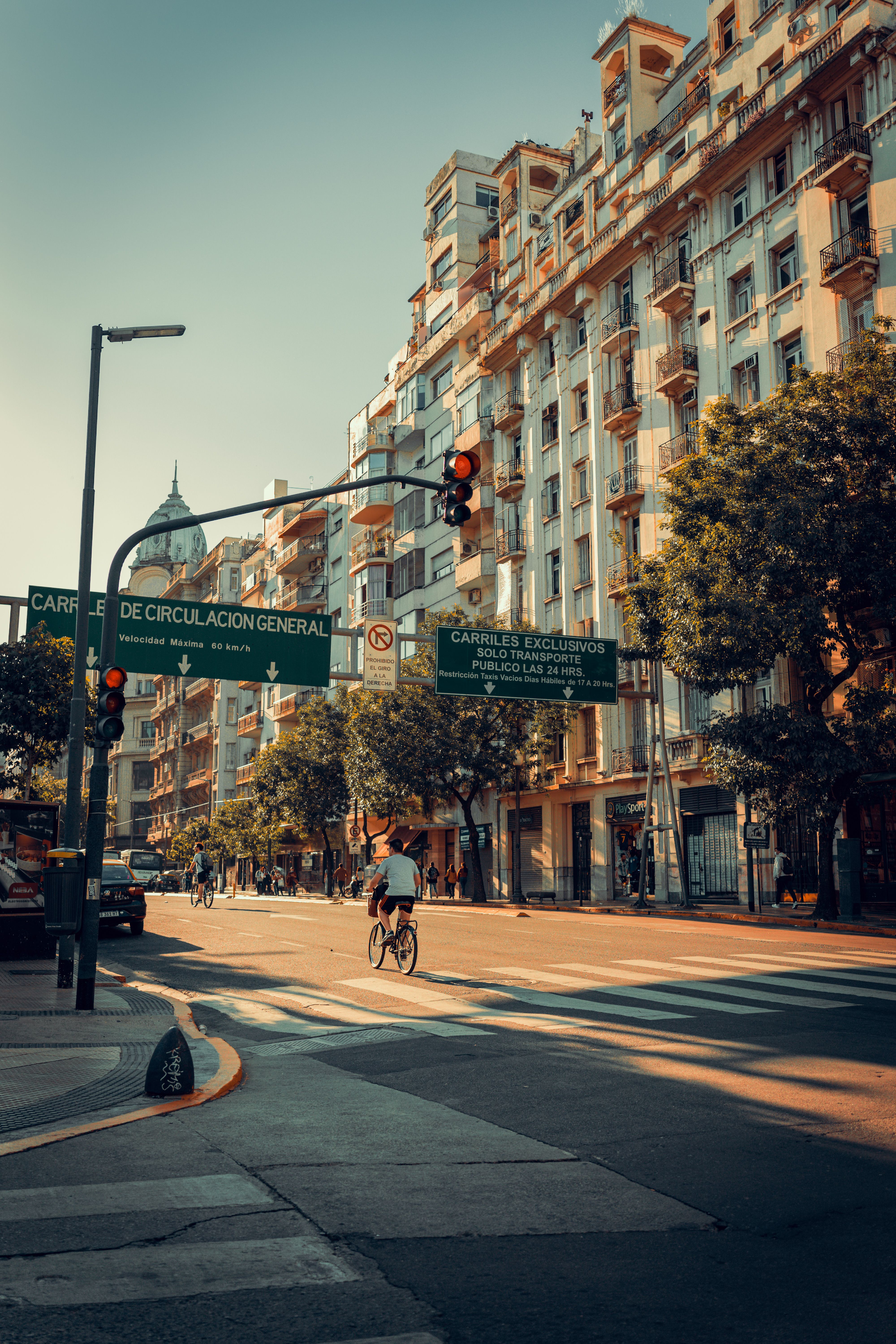 View of a Street in a City in Sunlight · Free Stock Photo
