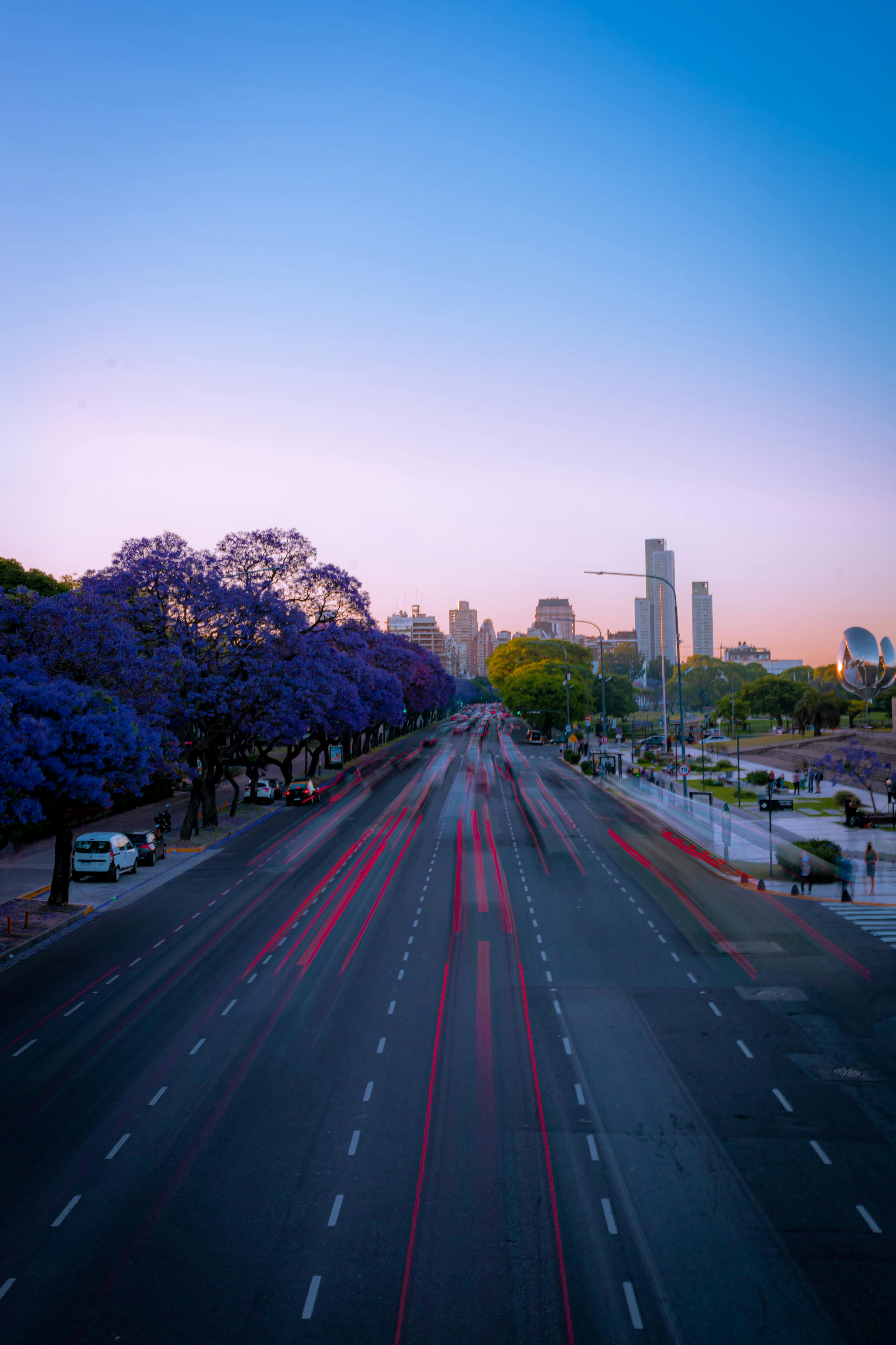 High Angle View on a Street · Free Stock Photo