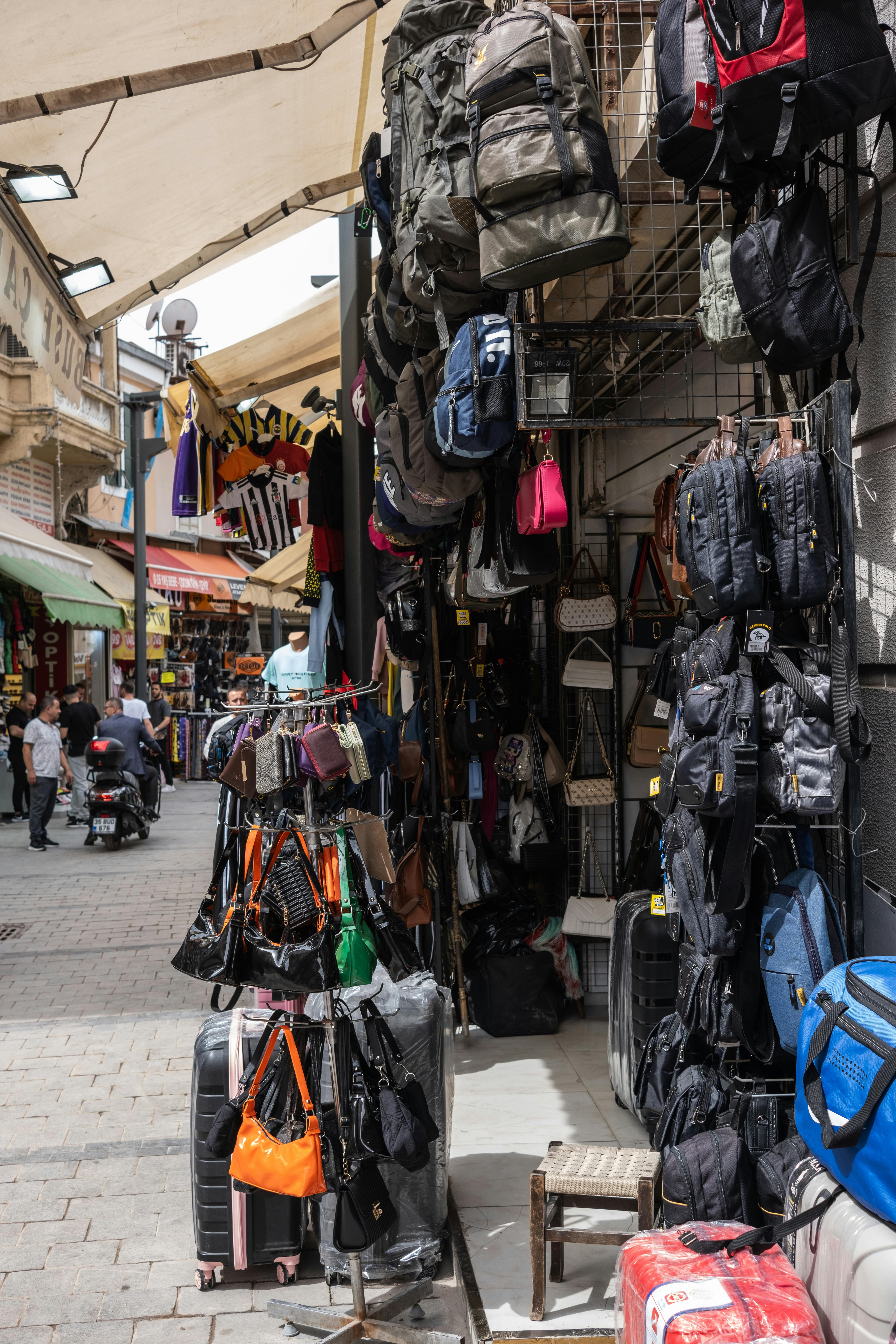 View of a Market Street in a City · Free Stock Photo