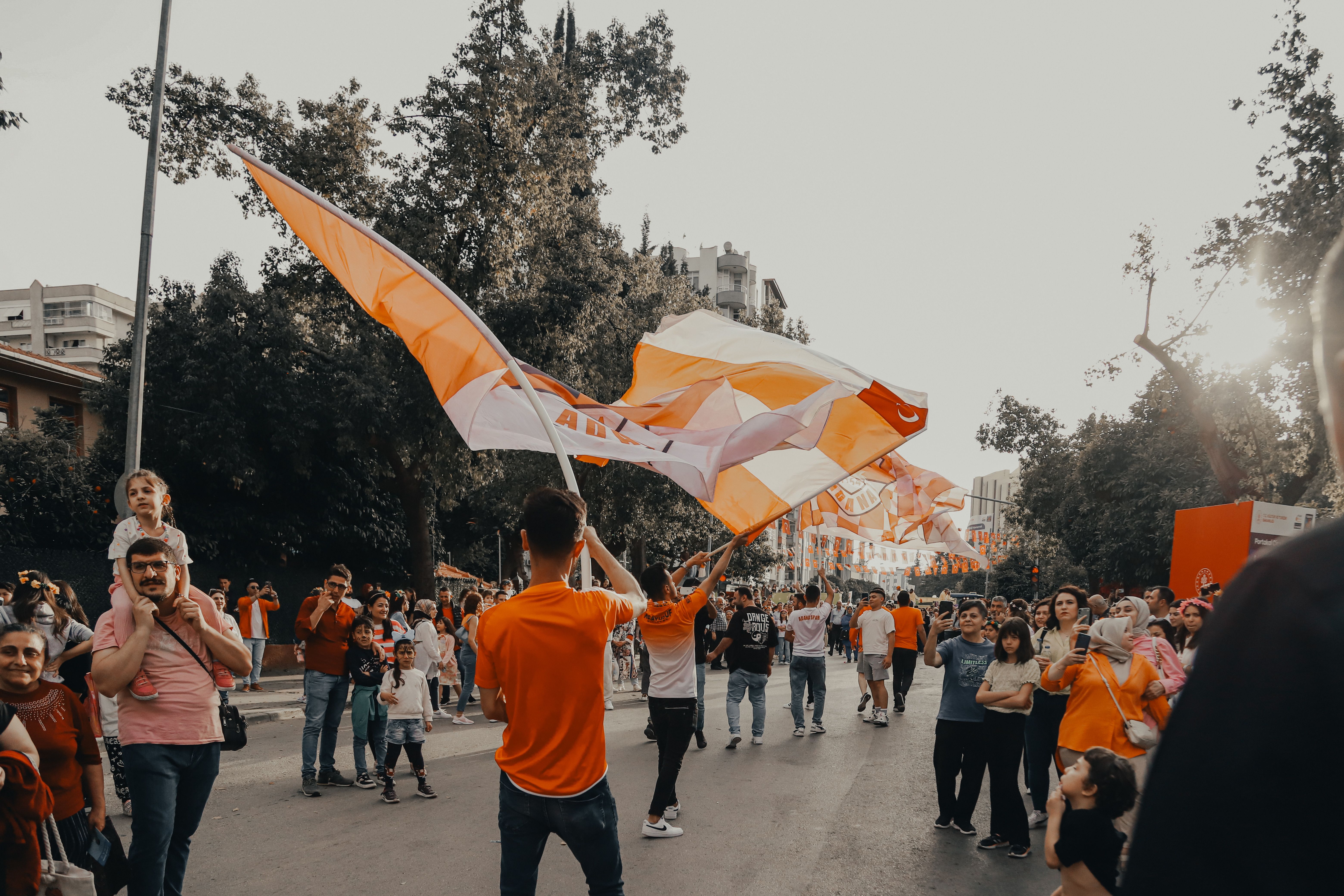 Parade on City Street · Free Stock Photo