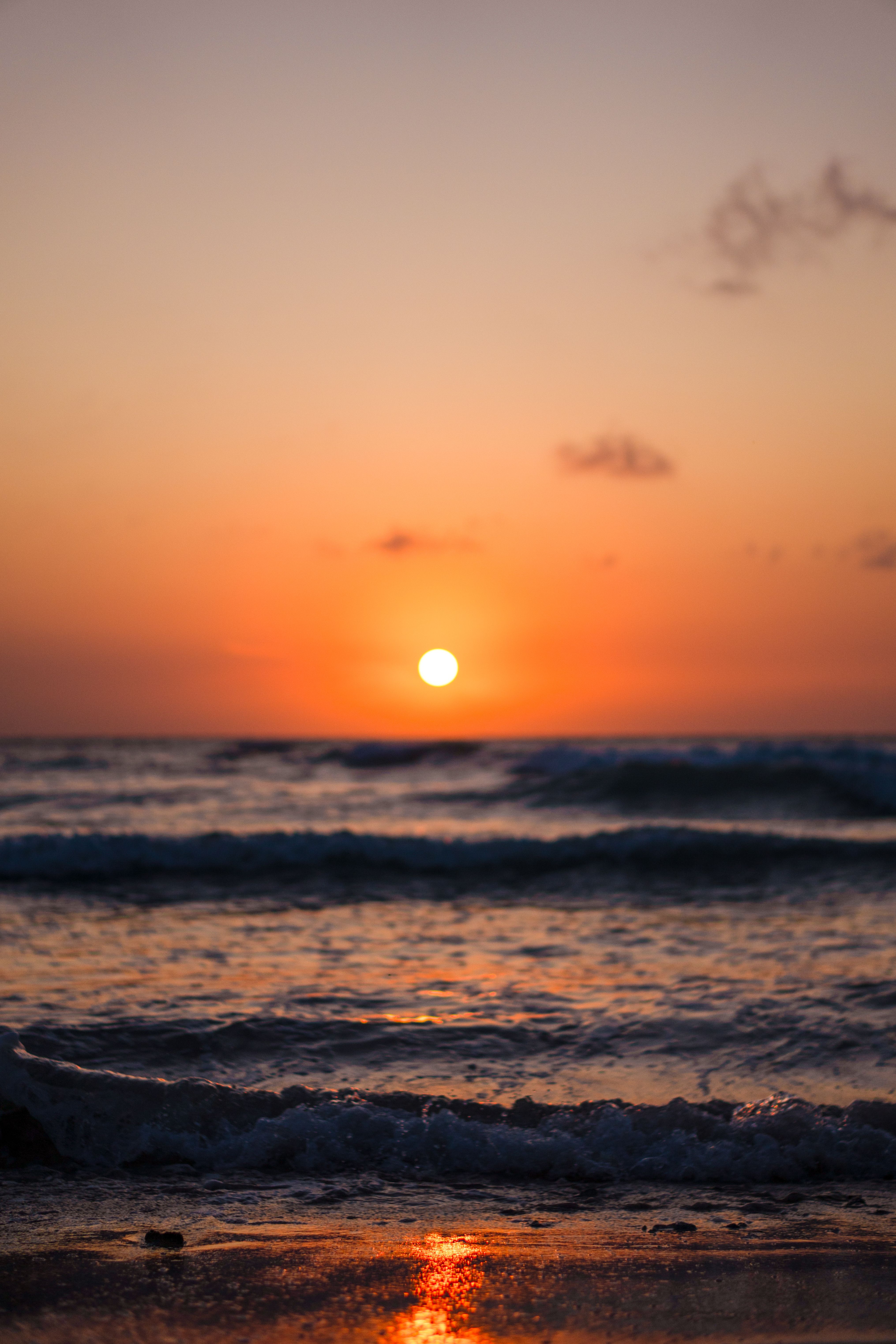 View of the Sunset over the Sea · Free Stock Photo