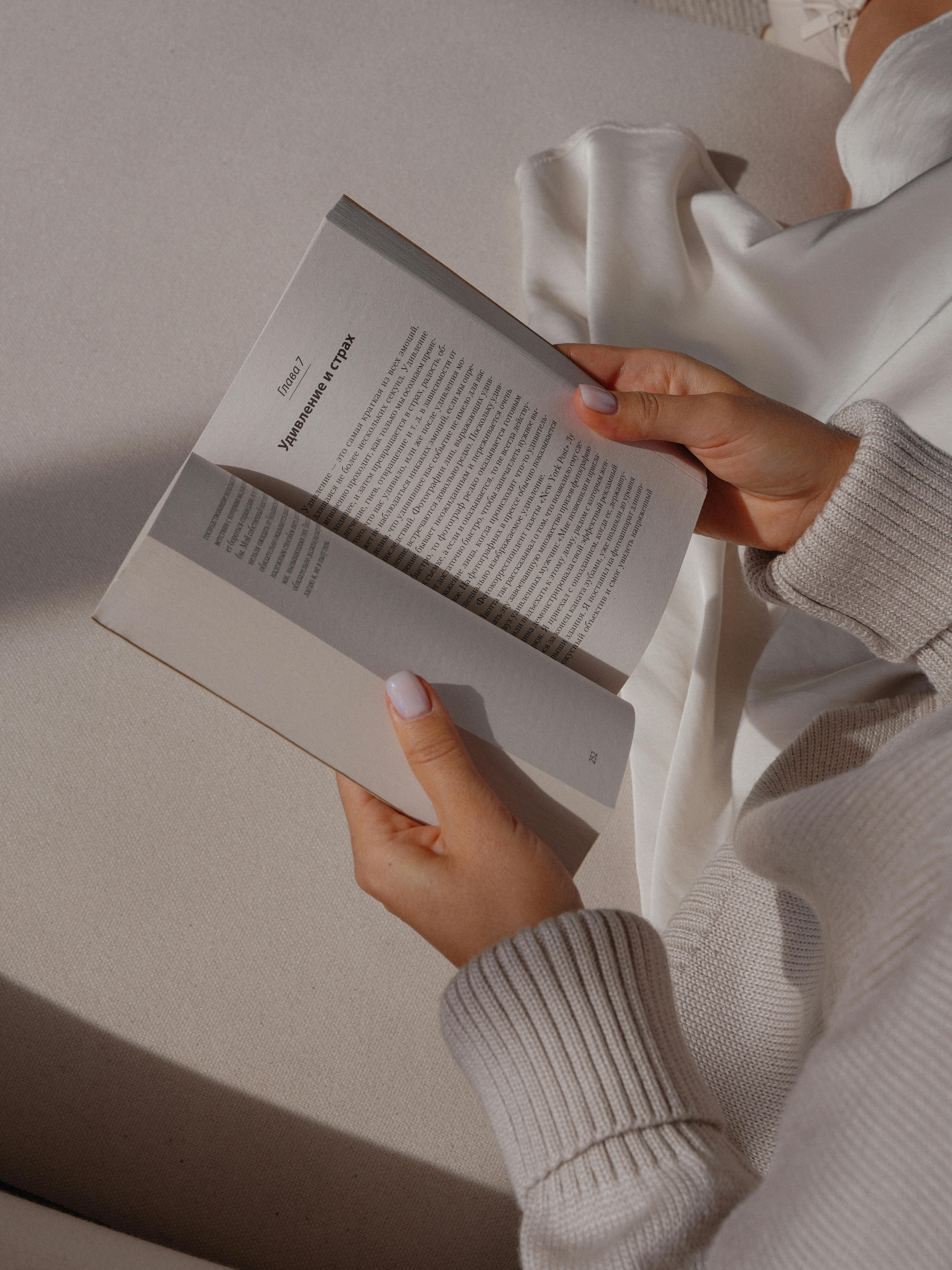 Woman Relaxing with Book · Free Stock Photo