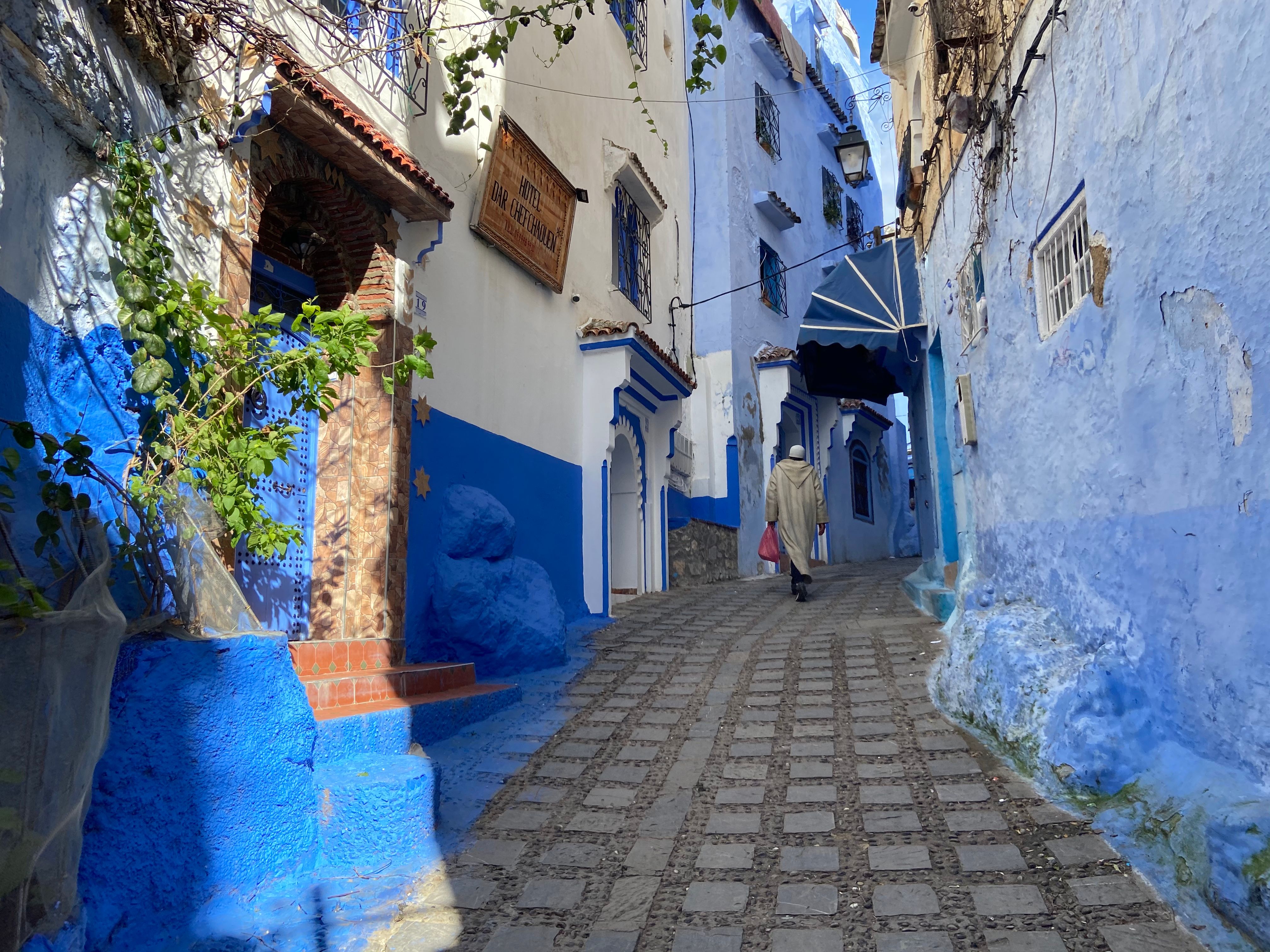 Street of Chefchaoune · Free Stock Photo