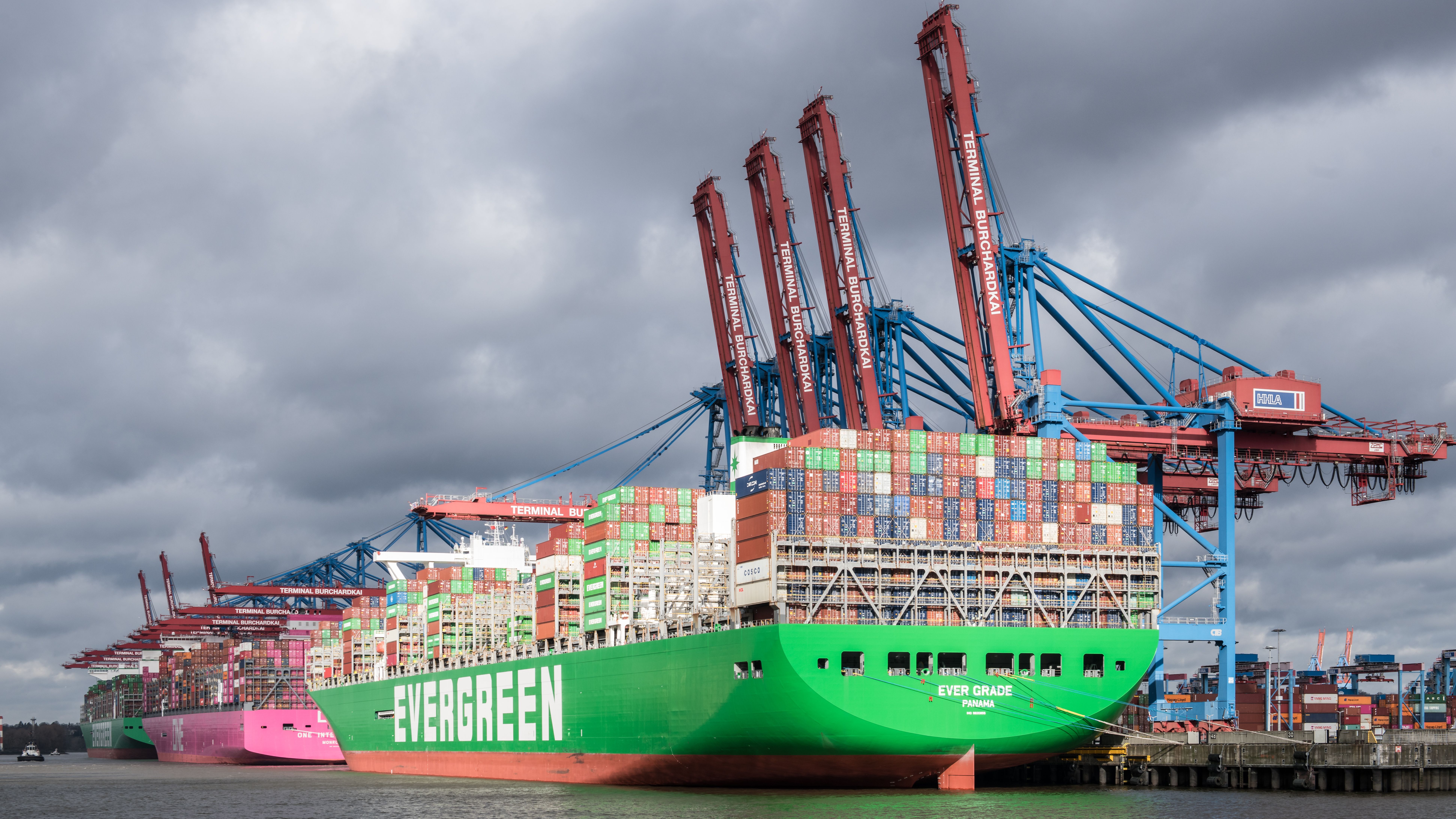 Cargo Ships in Hamburg in Germany · Free Stock Photo
