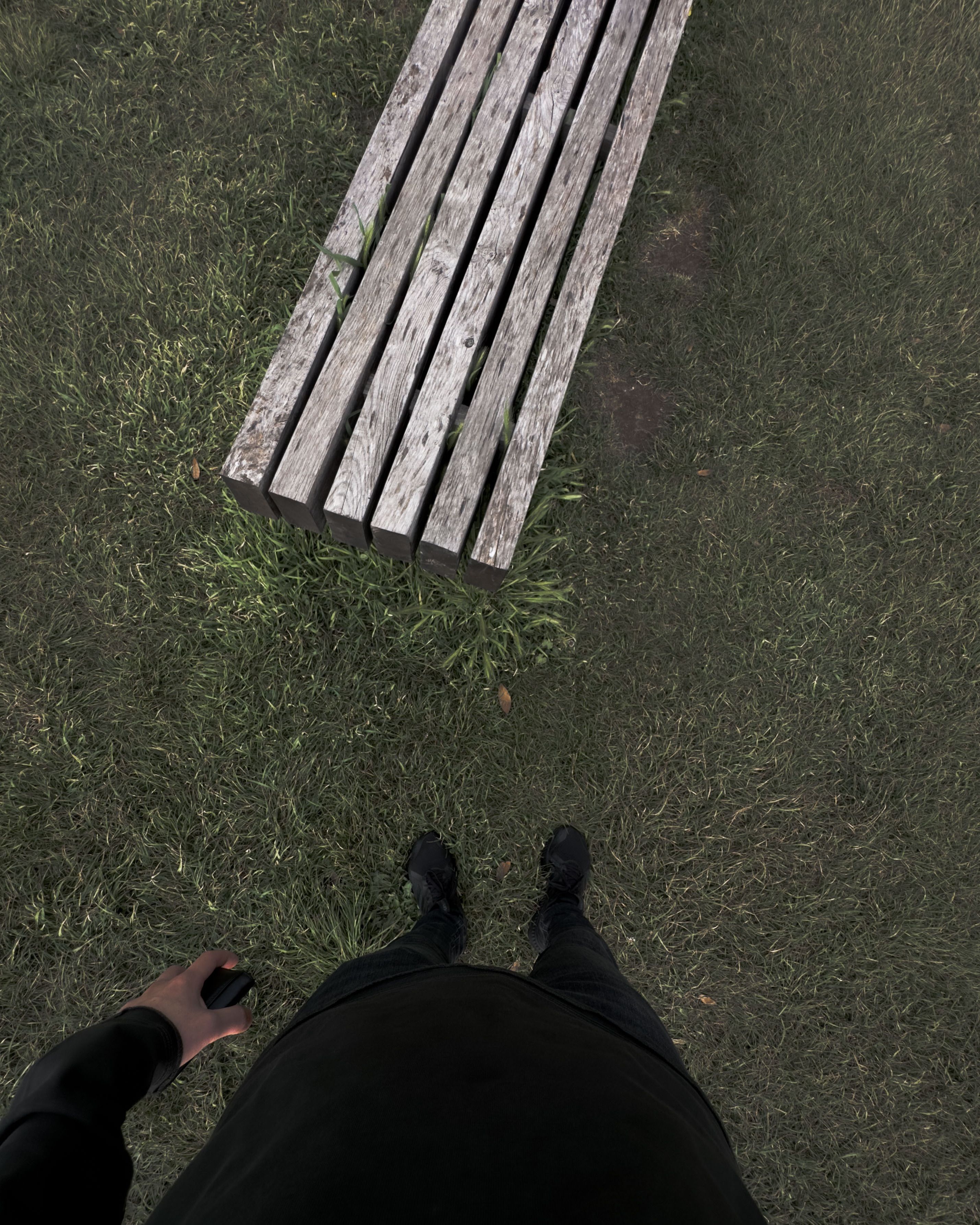 Person Standing near Bench · Free Stock Photo