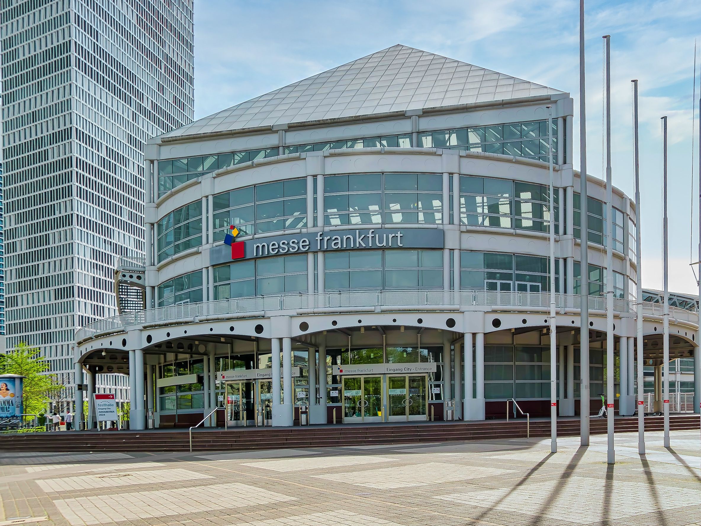 Entrance to Messe Frankfurt Trade Fair in Germany · Free Stock Photo