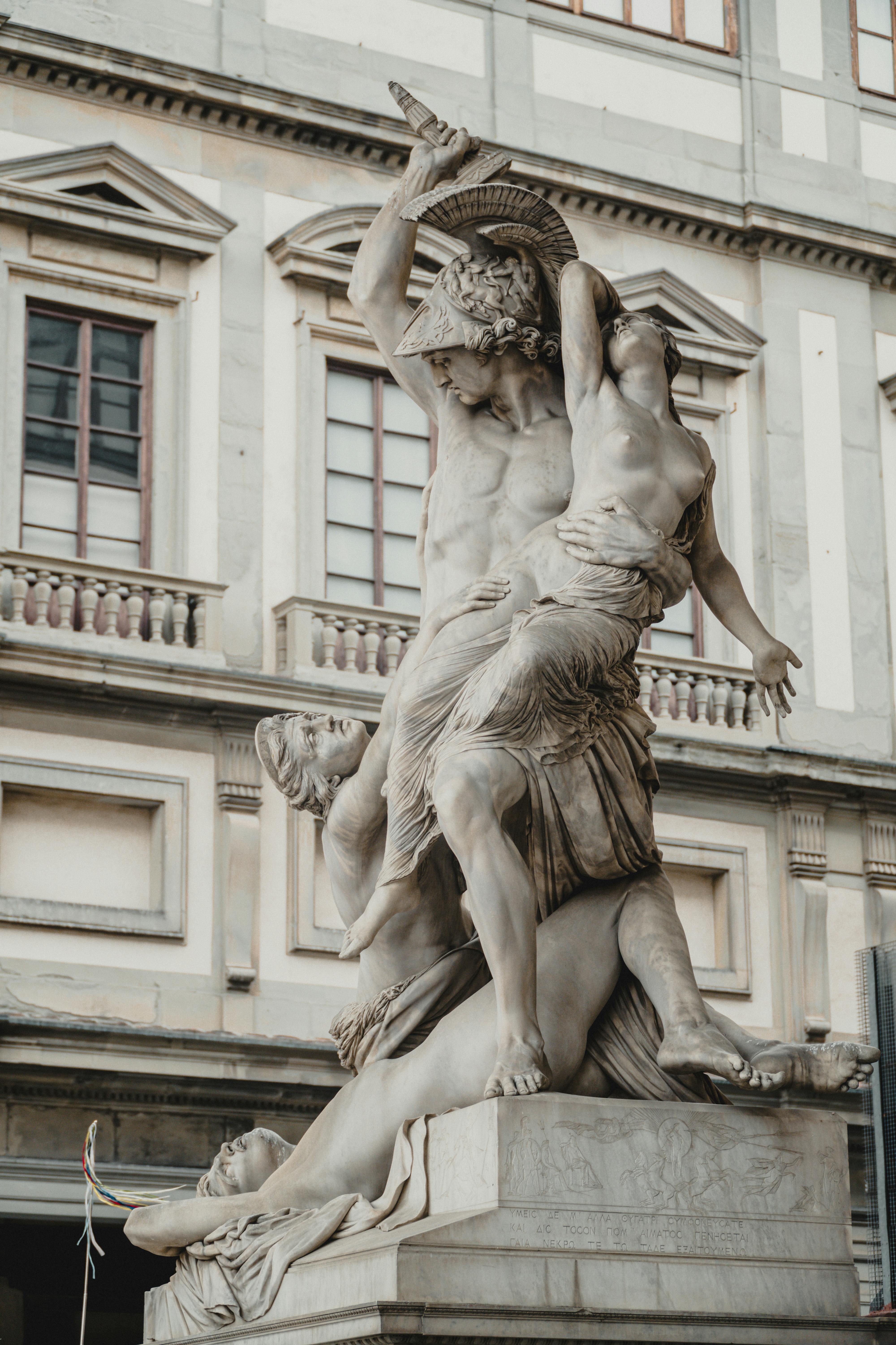 Rape of Polyxena in Florence, Italy · Free Stock Photo