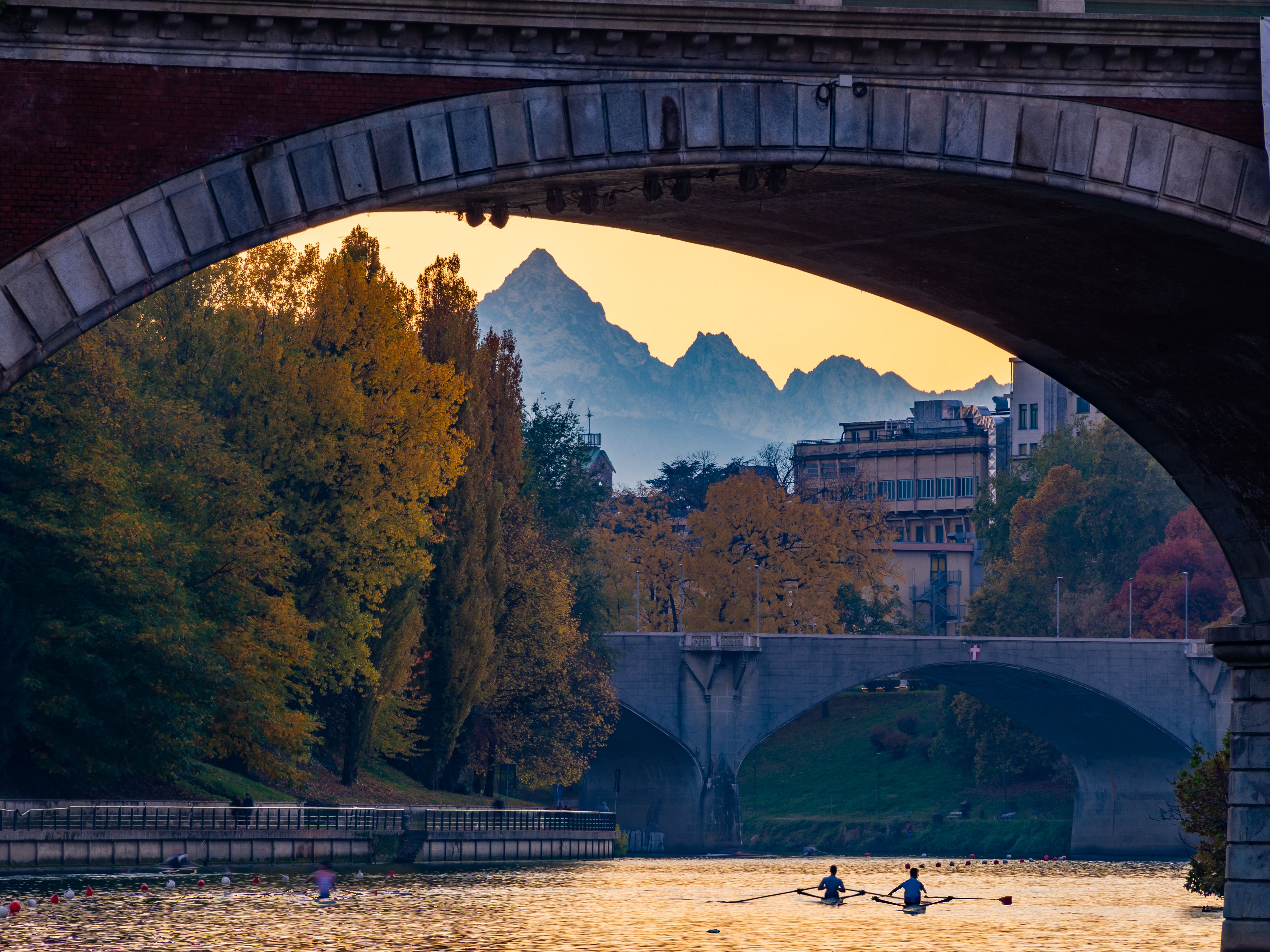Po River in Turin in Autumn · Free Stock Photo