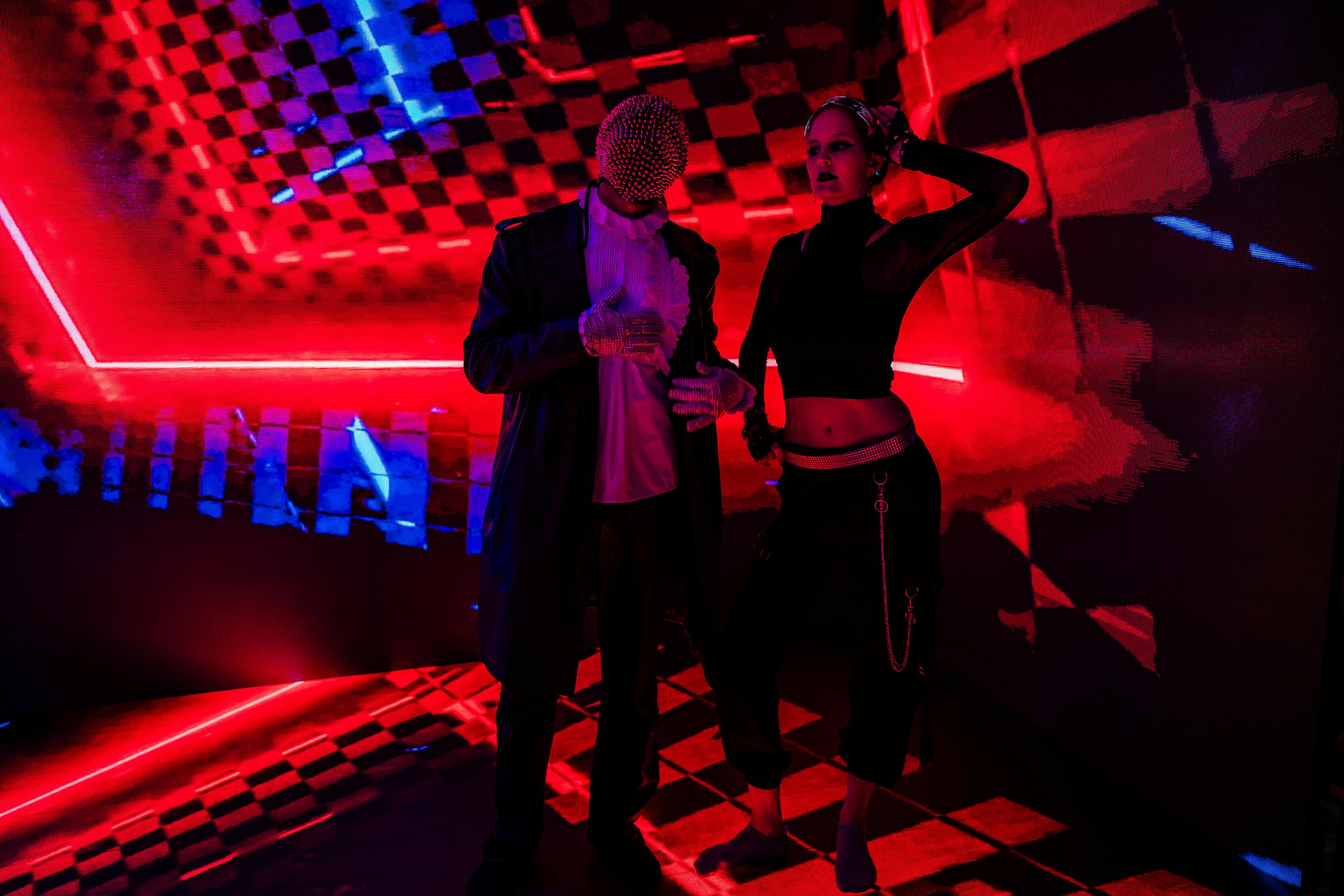 Models in Rave Costumes · Free Stock Photo