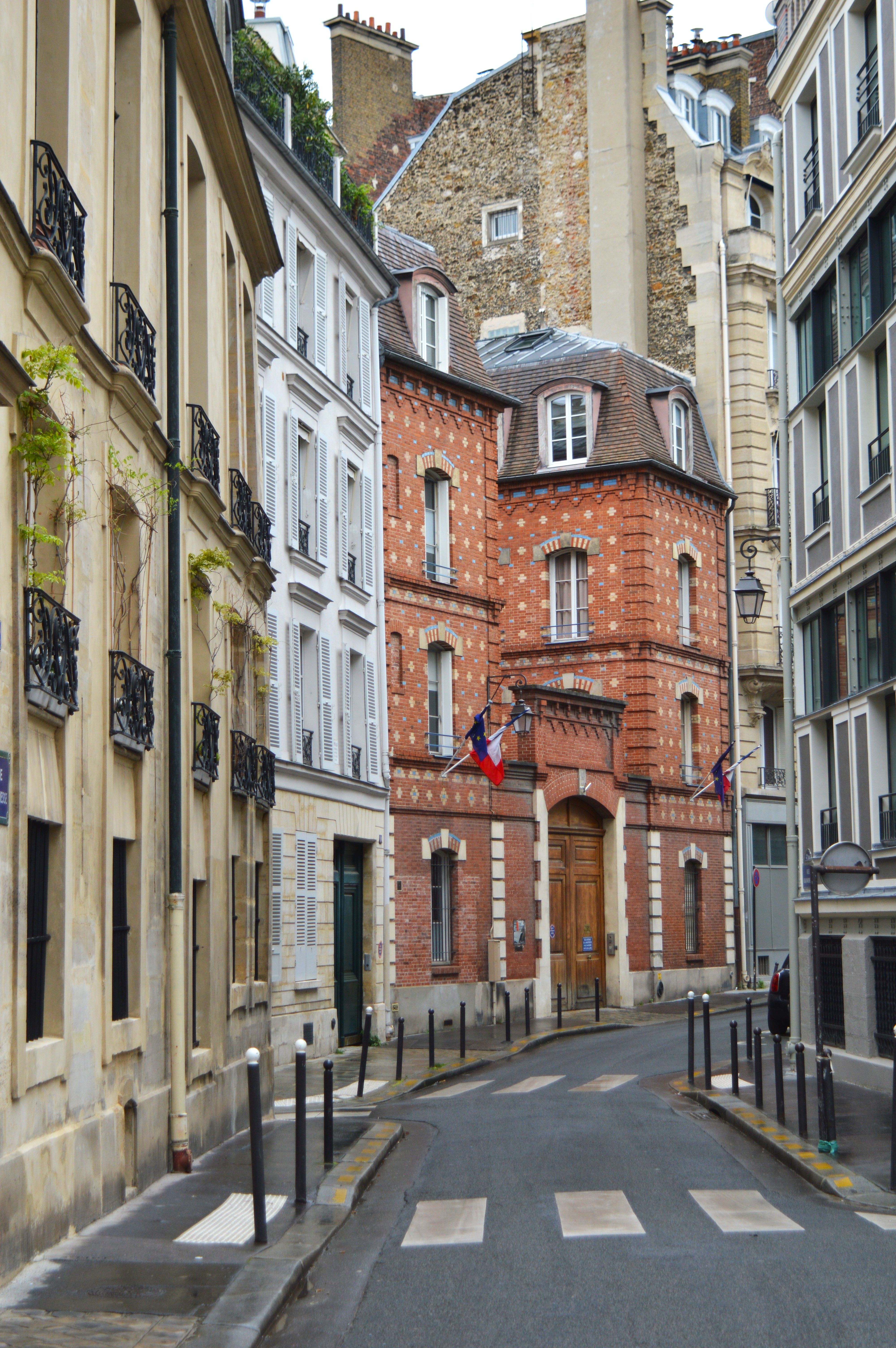 Houses along an Asphalt Alley · Free Stock Photo