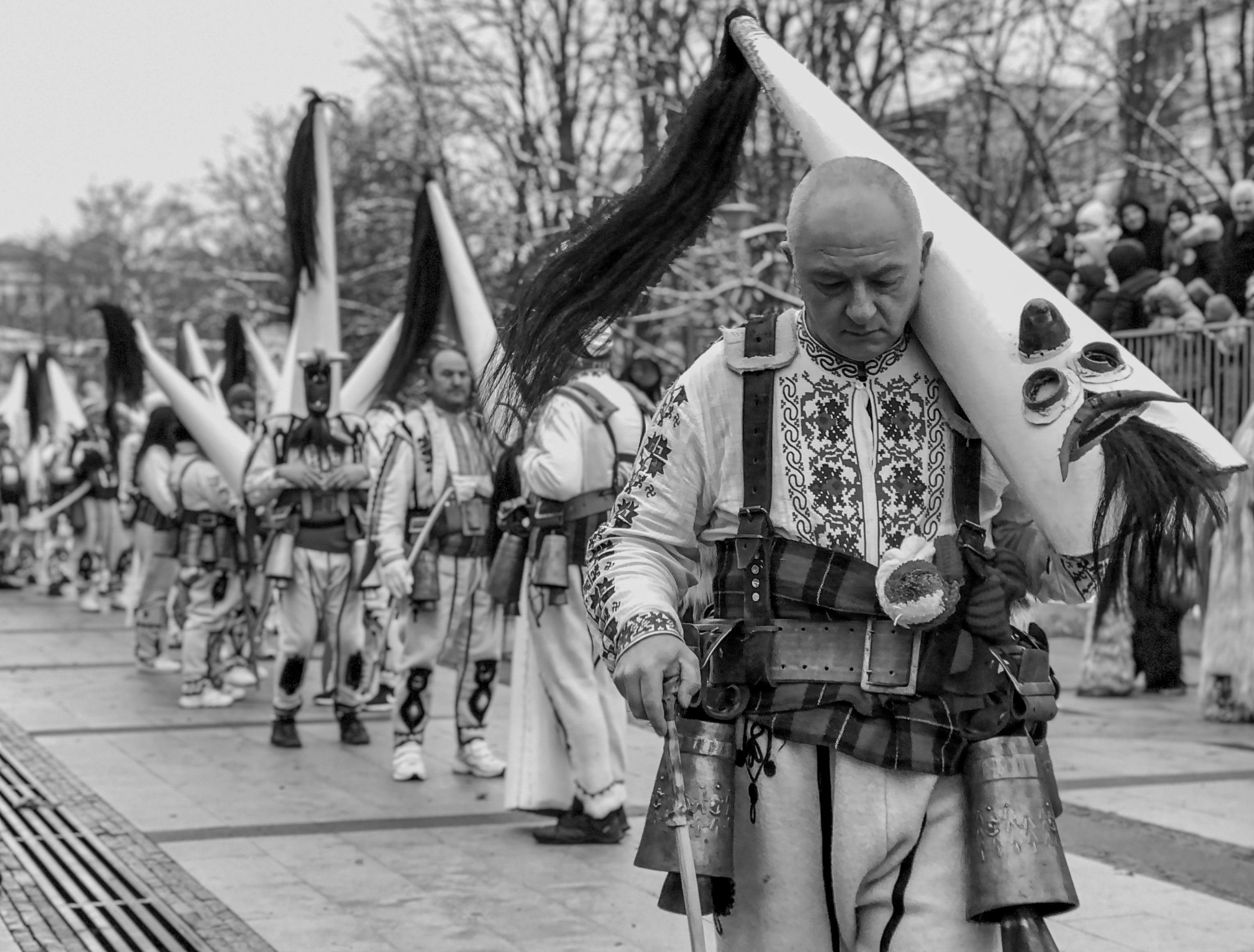 Man in Traditional Folk Clothing at Festival · Free Stock Photo